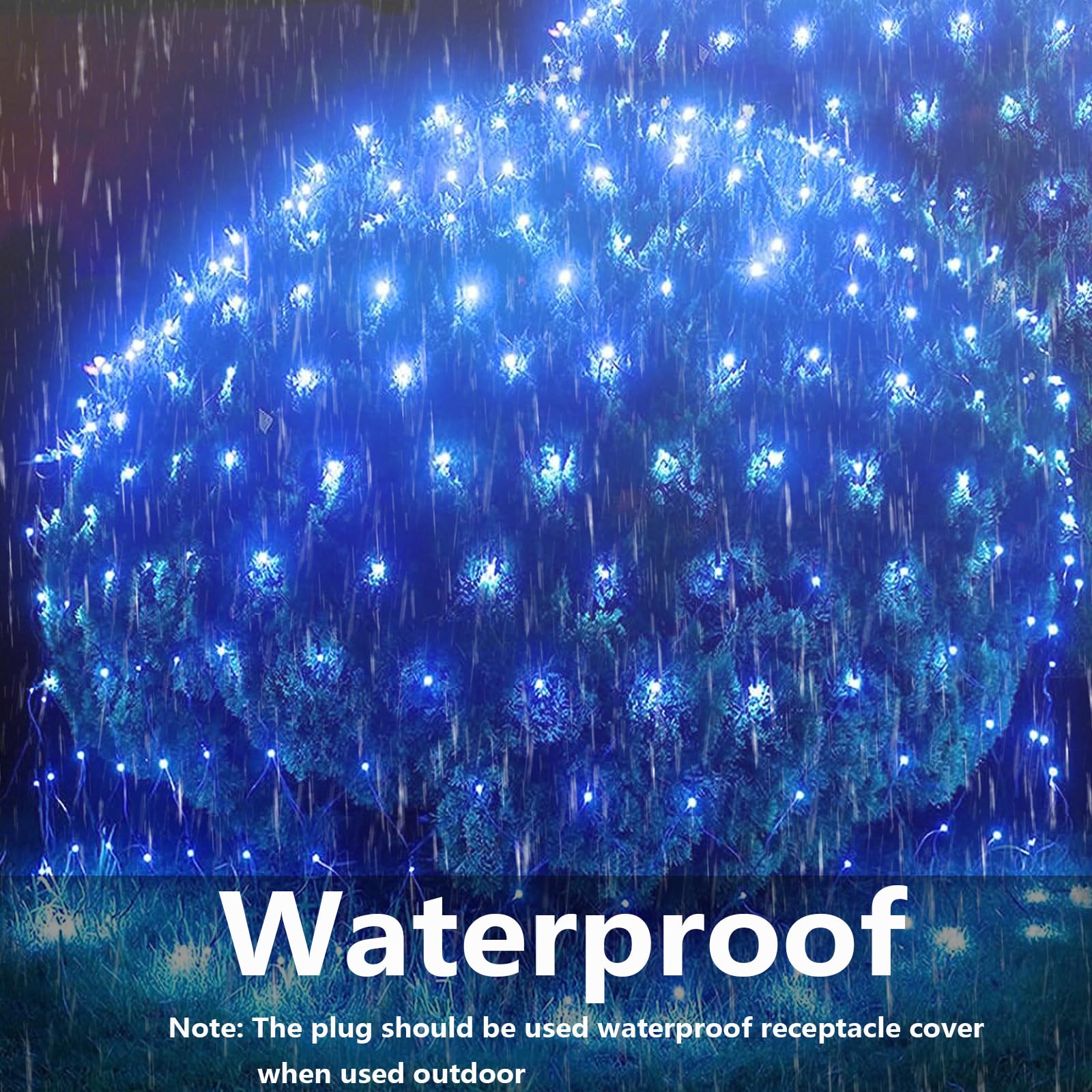 Snapklik.com : Joomer 12ft X 5ft 360LED Orange Purple Halloween Net ...