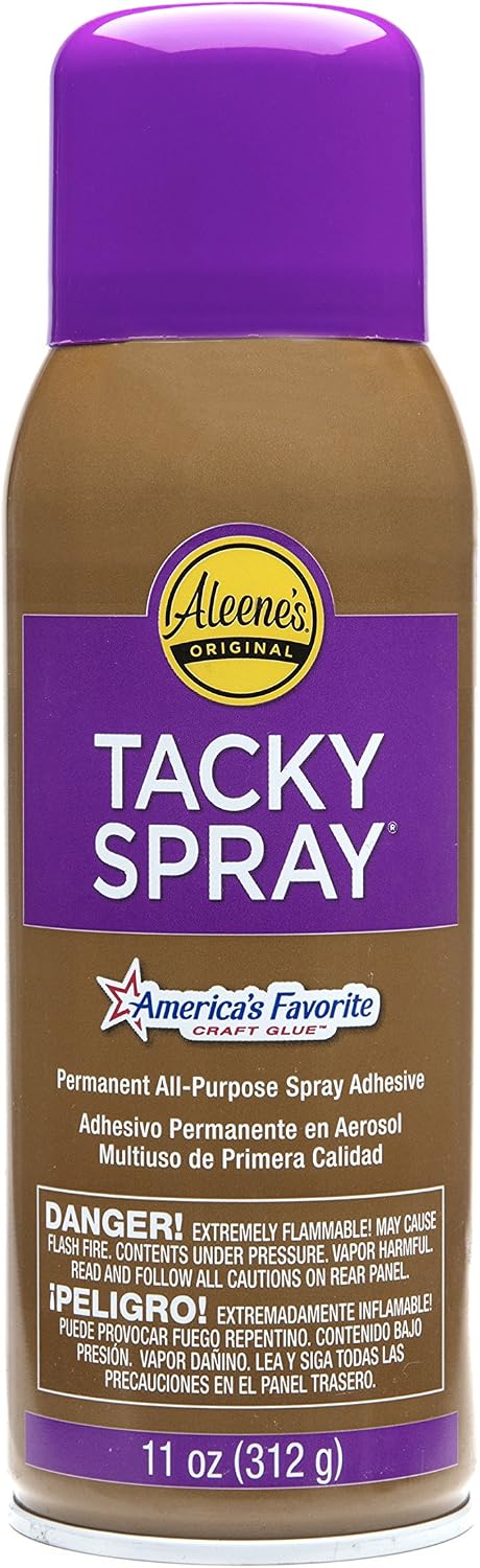 Amazon.com: Aleenes All Purpose Tacky Adhesive Spray, 11-Ounce