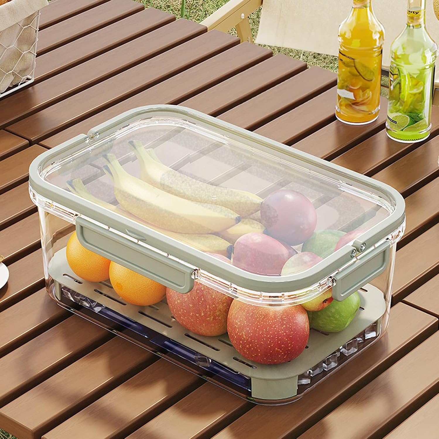 Amazon.com: MineSign Ice Chilled Camping Food Container with Ice Pack ...