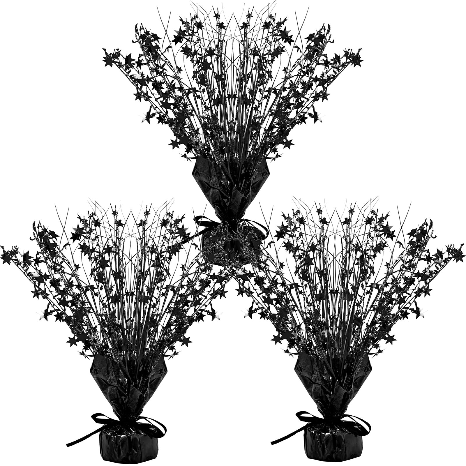 Snapklik.com : Crowye 3 Pieces Metallic Foil Spray Centerpiece ...