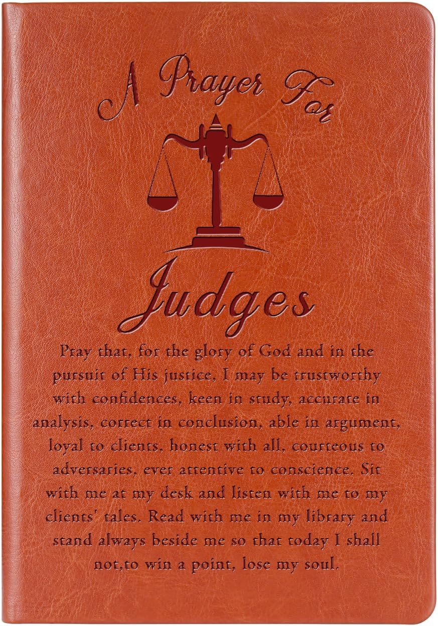 Amazon.com : WHLBHG Judges Prayer Gift Legal Gift Judges Leather ...