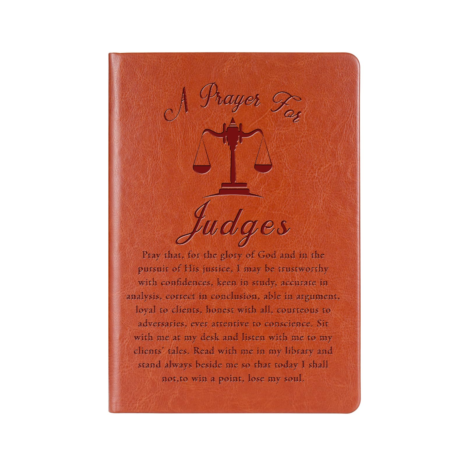 Amazon.com : WHLBHG Judges Prayer Gift Legal Gift Judges Leather ...