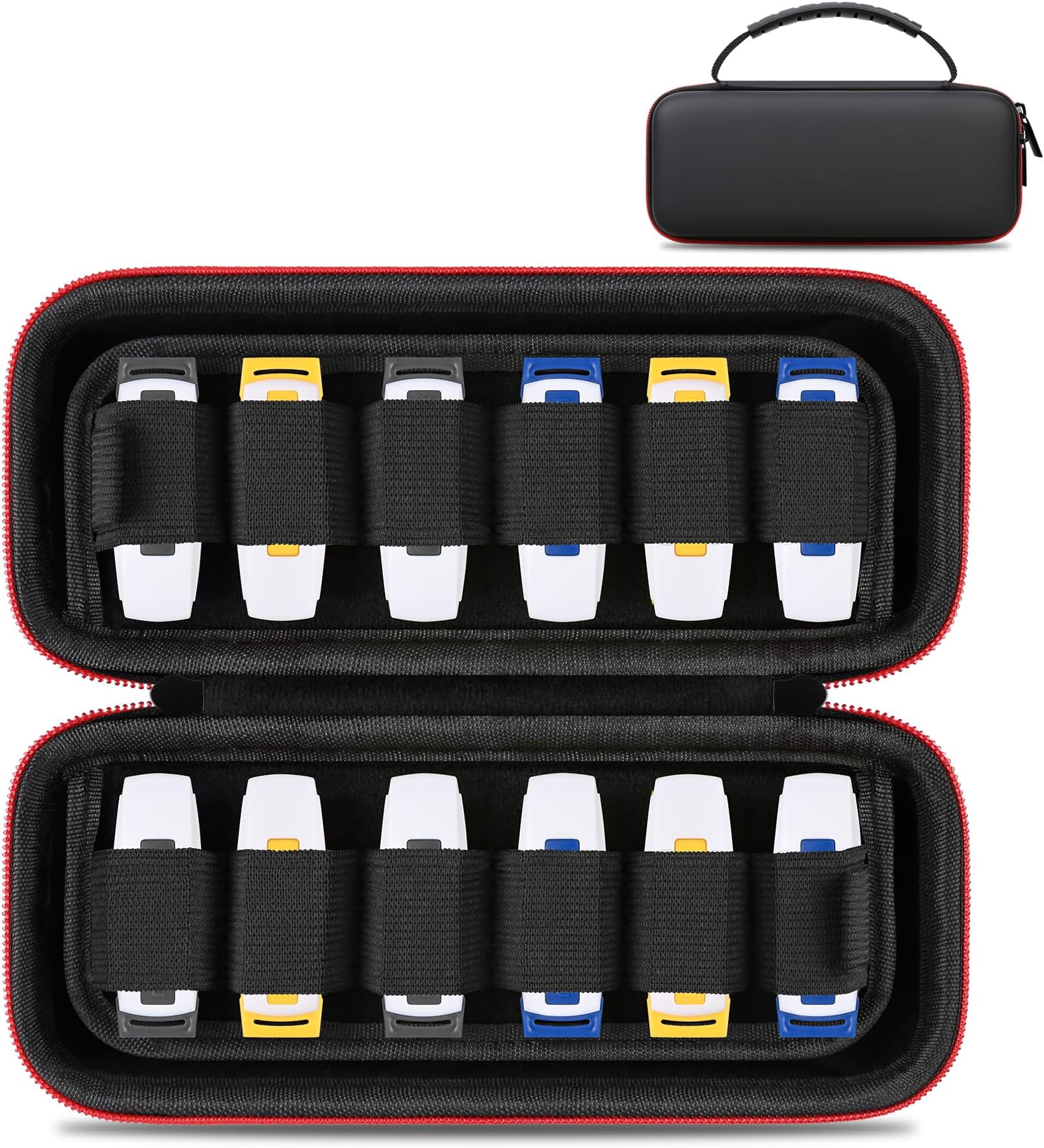 Amazon.com: QUENZROC USB Flash Drive Case Black + sisma Travel Cords ...