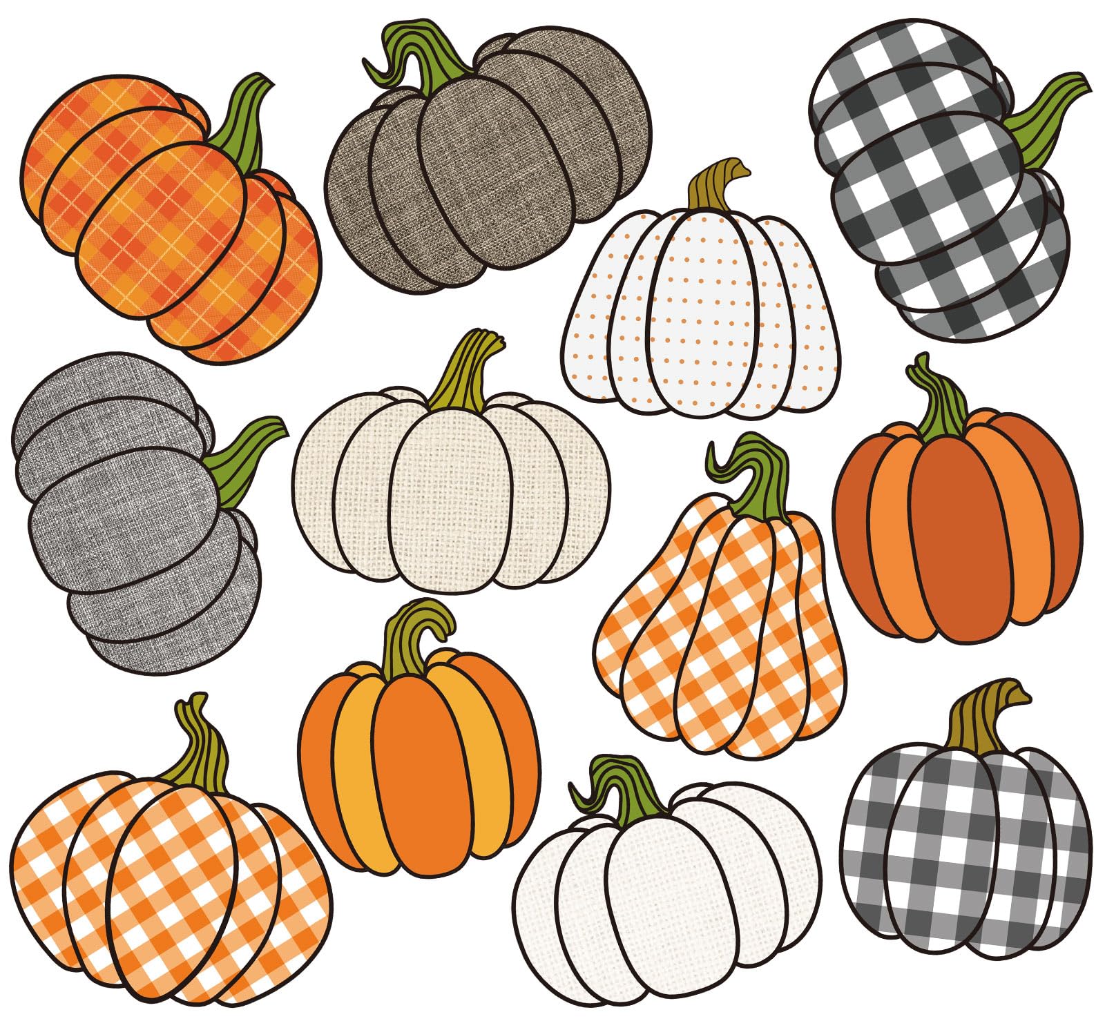 Amazon.com: Whaline 12 Pcs Fall Refrigerator Magnets Pumpkin Fridge ...