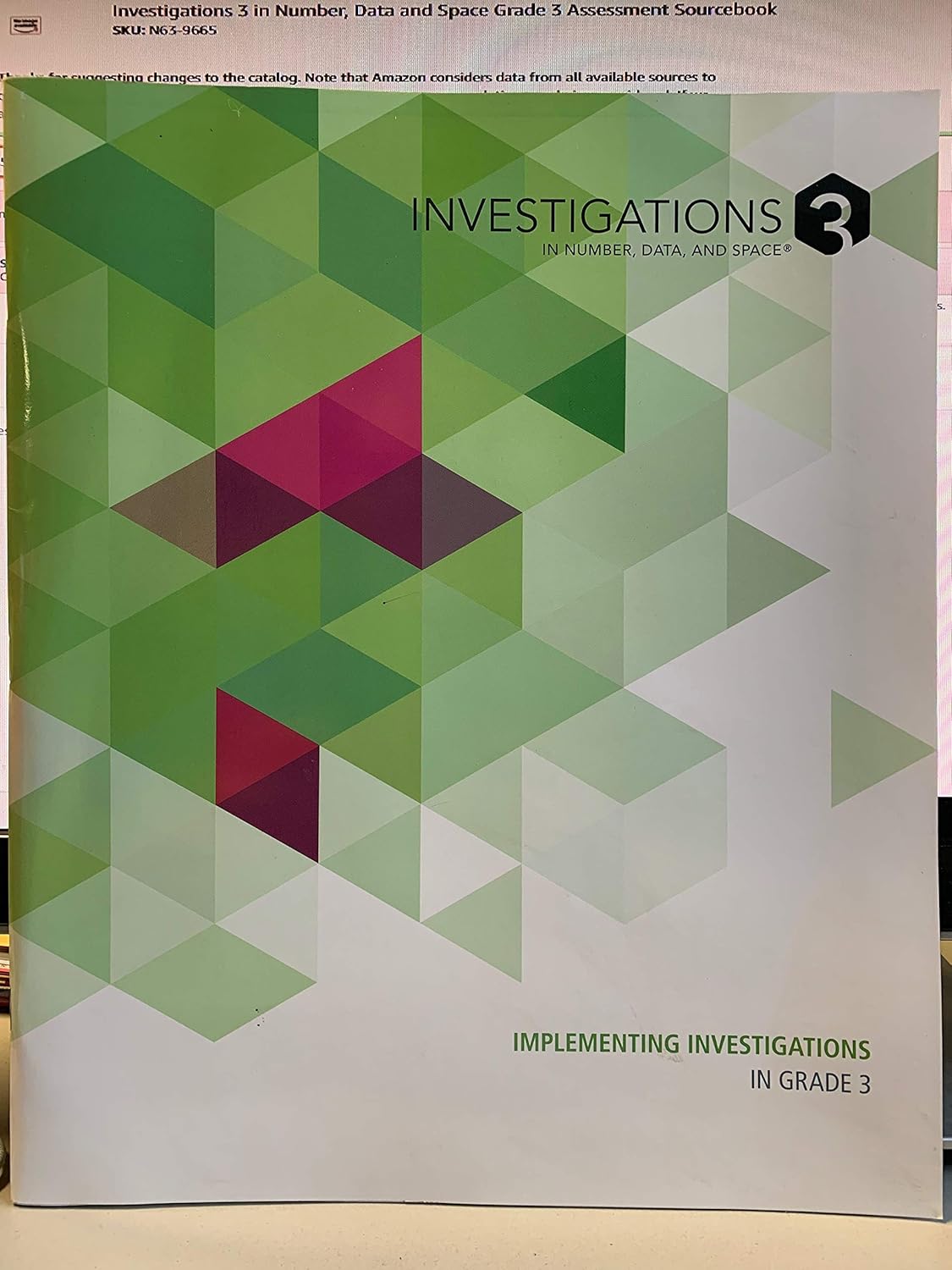 Investigations 3 in Number, Data and Space Implementing Investigations ...
