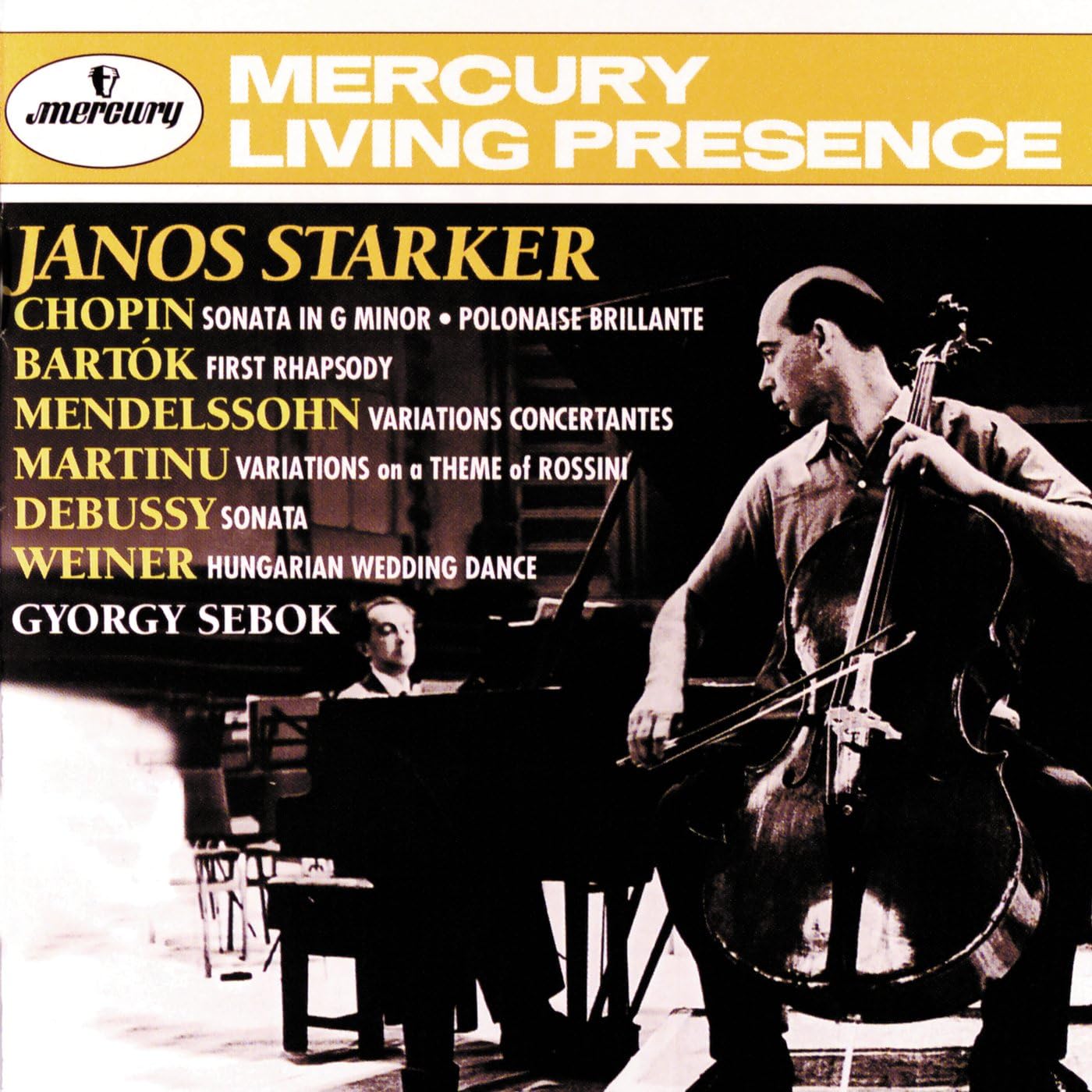 Janos Starker Cello Recital: Amazon.co.uk: CDs & Vinyl