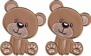 Amazon.com: PatchMommy Teddy Bear Patch, Iron On/Sew On - Appliques for Kids Children, 2 Pack