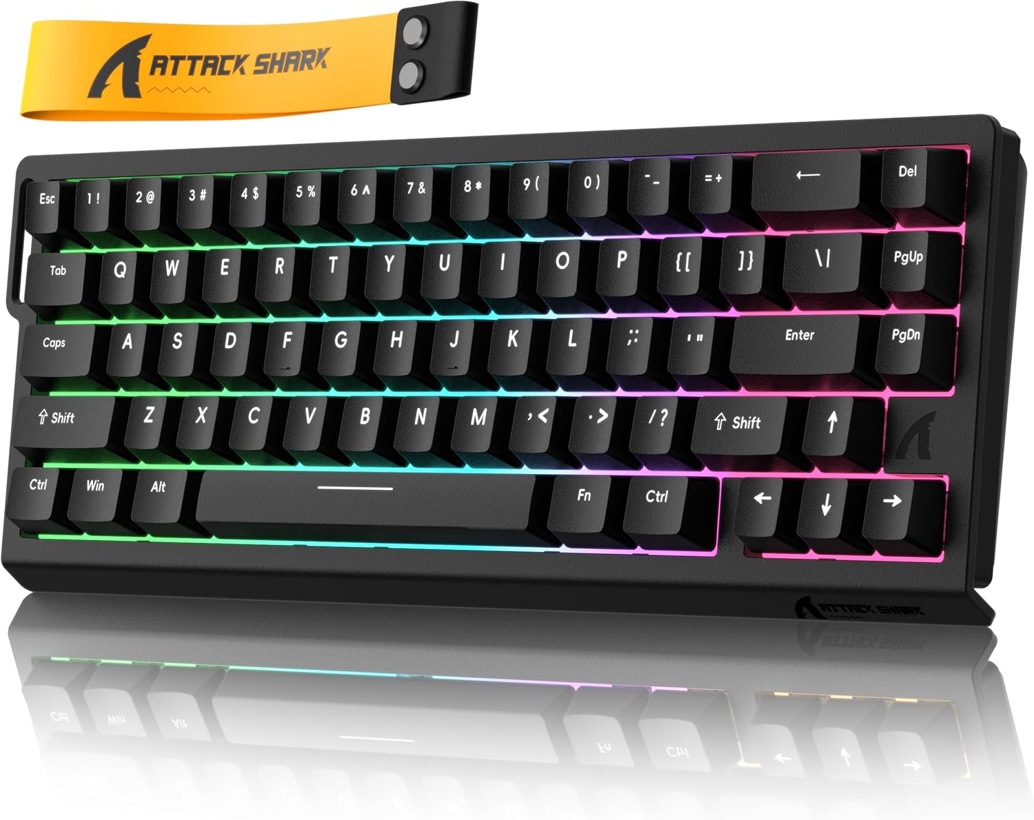 Amazon.com: ATTACK SHARK X68 HE 8000Hz Rapid Trigger Keyboard, 0.01mm ...