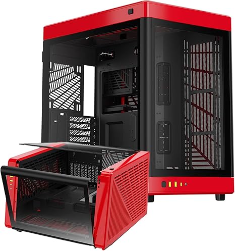 Amazon.com: GAMDIAS RGB Tempered Glass Gaming Computer PC Case, 2-Way ...