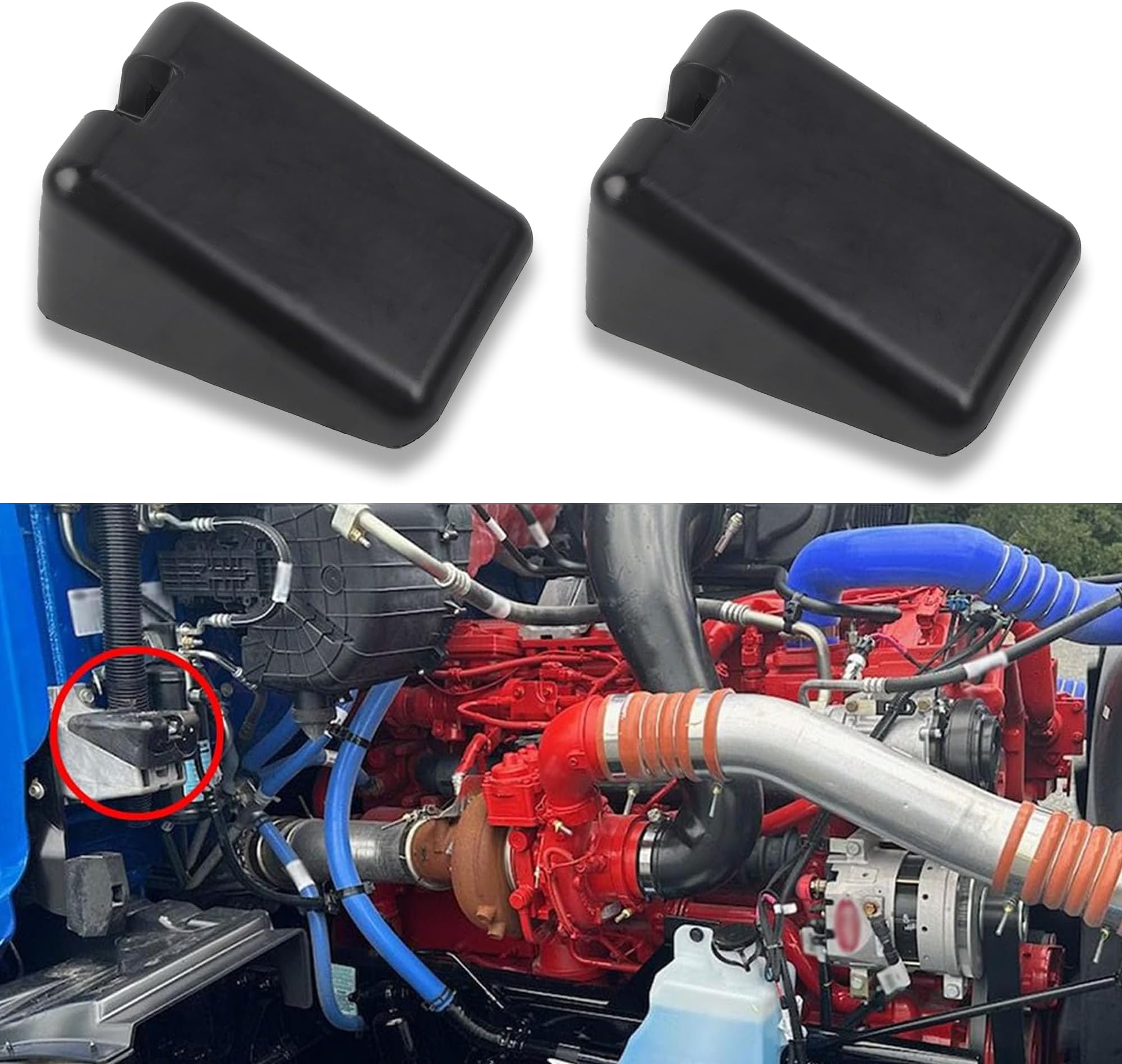 Amazon.com: Hood Bumper Support Compatible With Peterbilt 567 579 ...