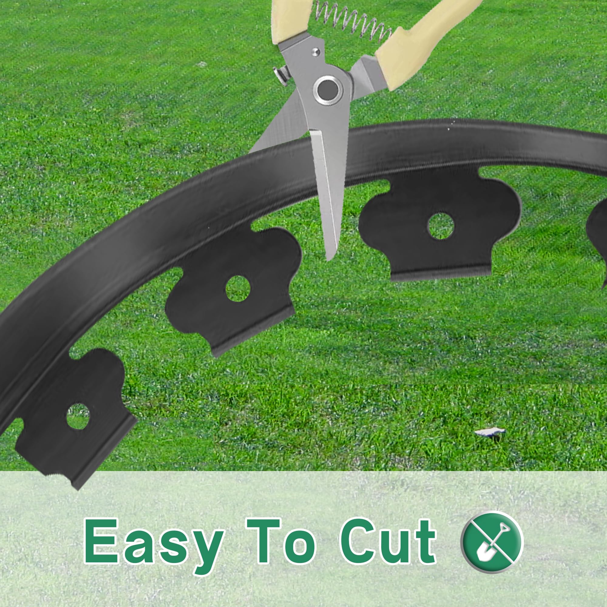 Snapklik.com : Yoebor 4 Inch Tall No Dig Landscape Edging Border 33ft ...