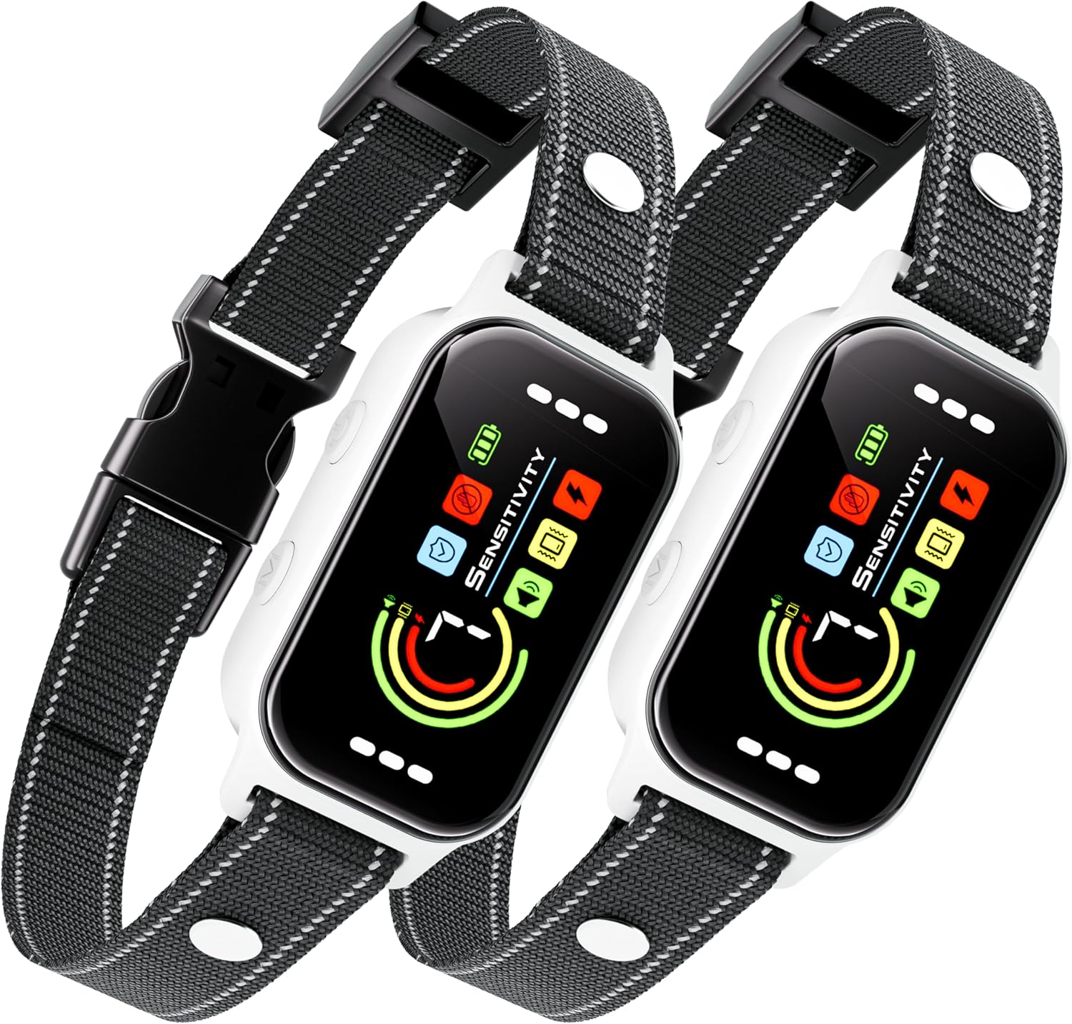 Amazon.com : 2 Pack Rechargeable Dog Bark Collar, Beep Vibration and ...