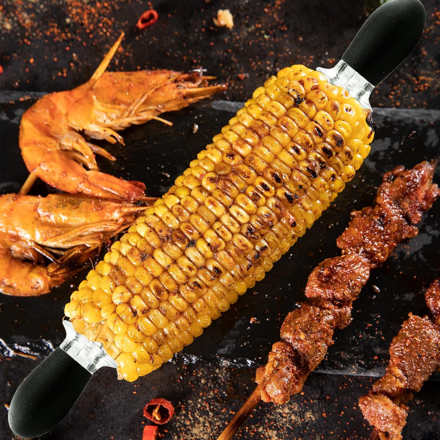 10Pcs/5Paris Corn Holders Corn on The Cob Stainless Steel Corn Cob ...