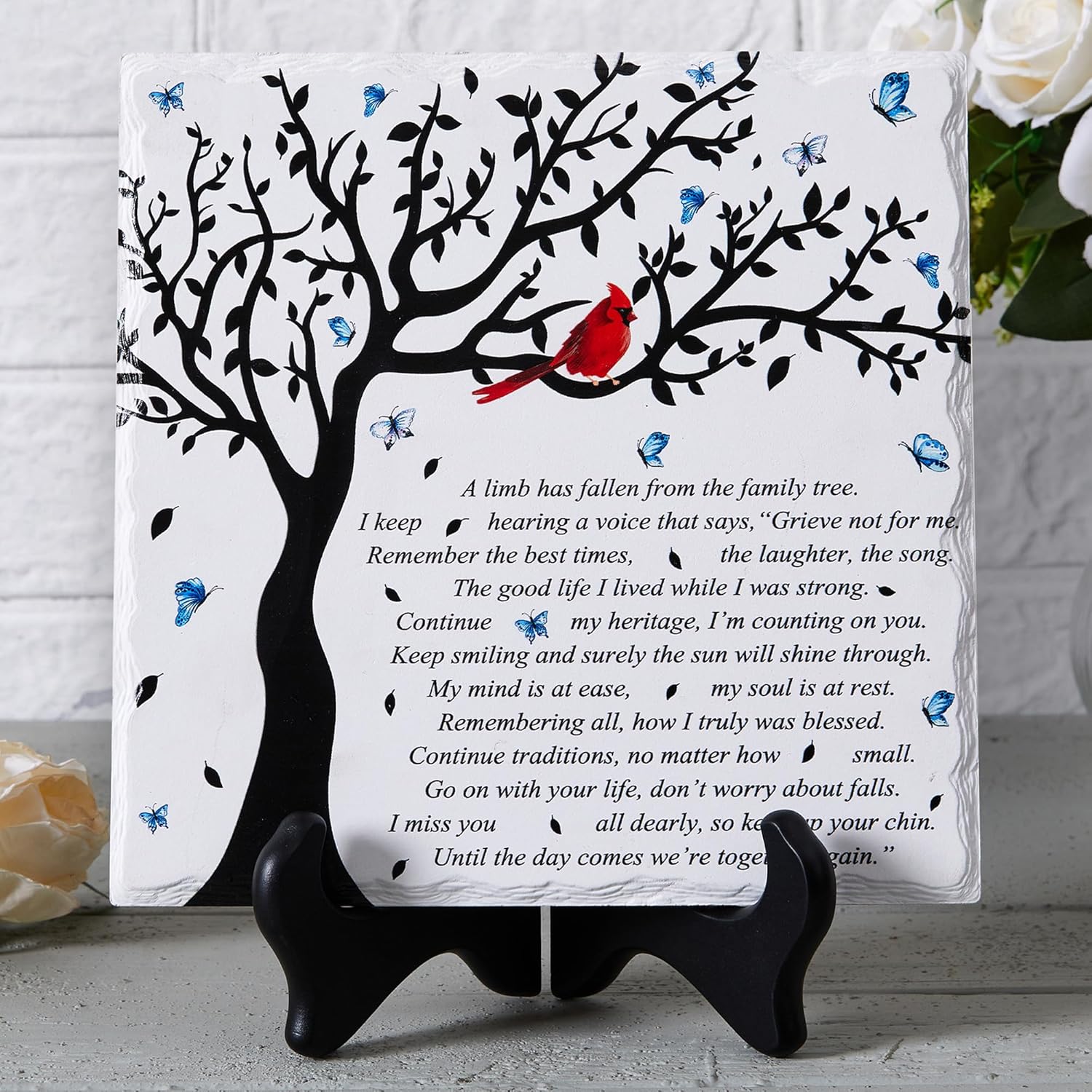 Amazon.com: WOODEXPE Sympathy Plaque Sympathy Gift Memorial Gifts with ...