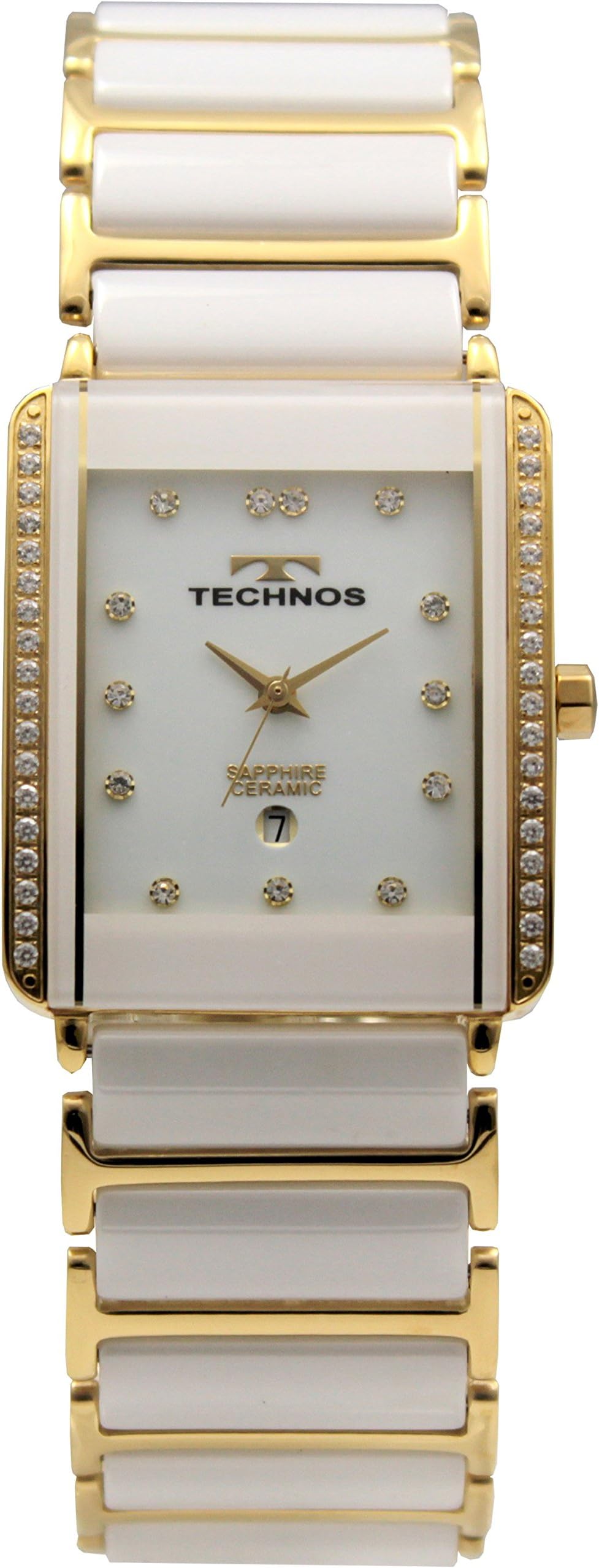 Amazon.co.jp: TECHNOS テクノス メンズ腕時計 クラシック セラミック ブラックダイヤル 本革ブレスセット TSM903TB-SET [並行輸入品] : ファッション