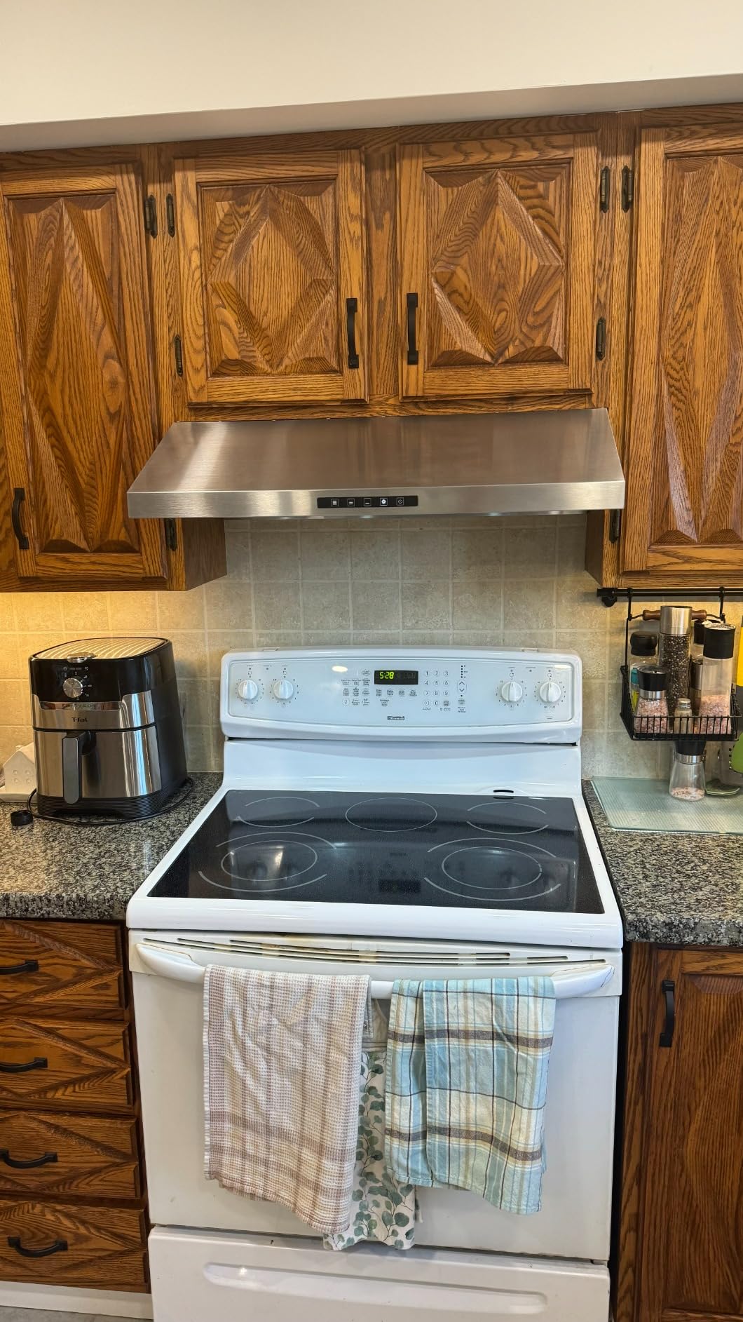 ONEX® OHF85D Kitchen Range Hood Fan 30 inch under cabinet, Stainless ...