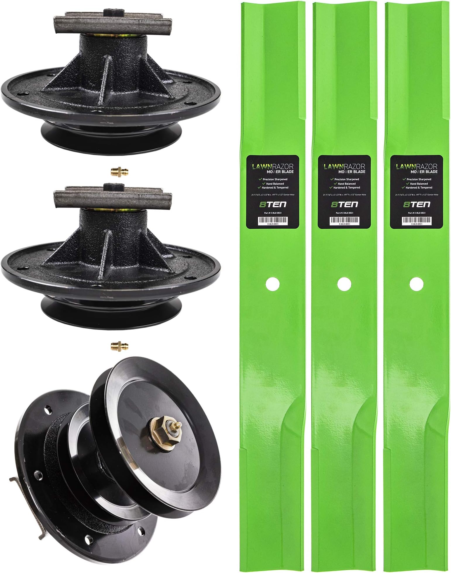 Amazon.com : Toro Genuine OEM Z-Master Center Blade Spindle 62" Deck ...