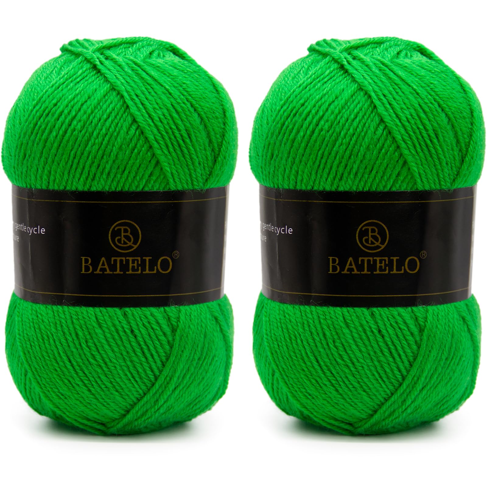 Amazon.com: Crochet Yarn Green Amigurumi Yarn 560 Yards, 2 Pack Acrylic ...
