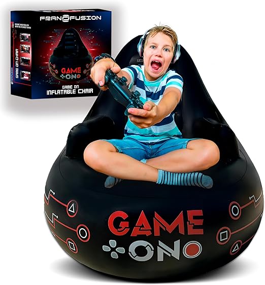 Amazon.com: Huge Inflatable Gaming Chairs for Adults, Kids & Teens of ...