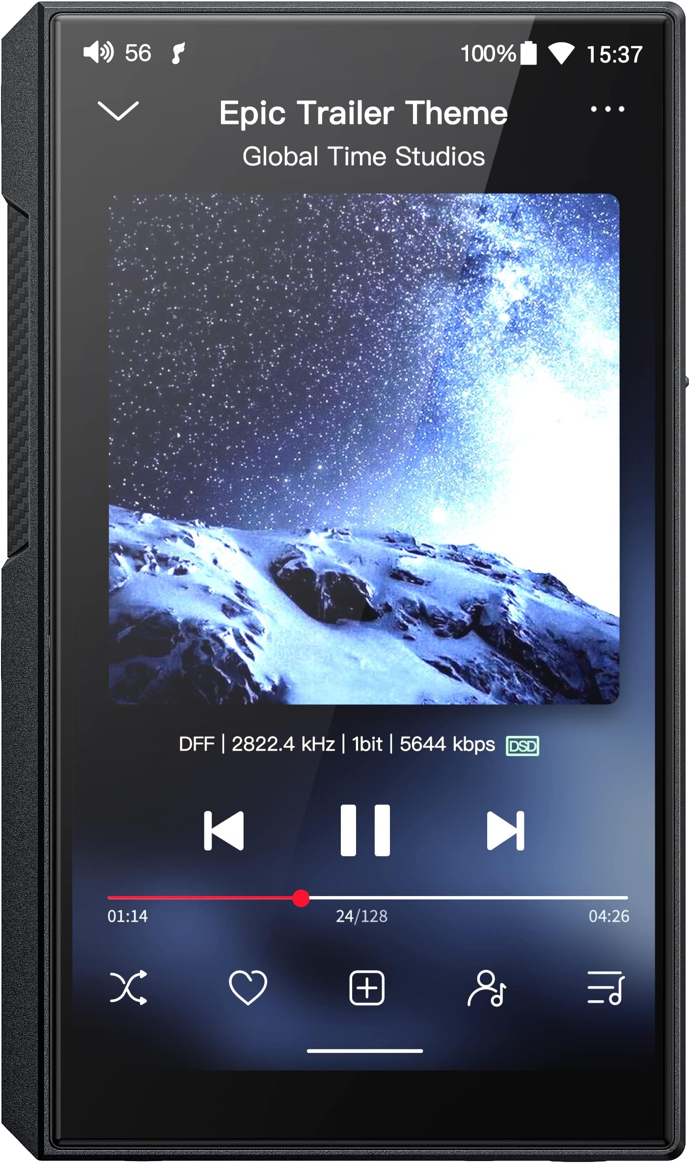 FiiO M11S Hi-Res MP3 Music Player with Dual ES9038Q2M, Android 10 Snapdragon 660, 5.0inch ...