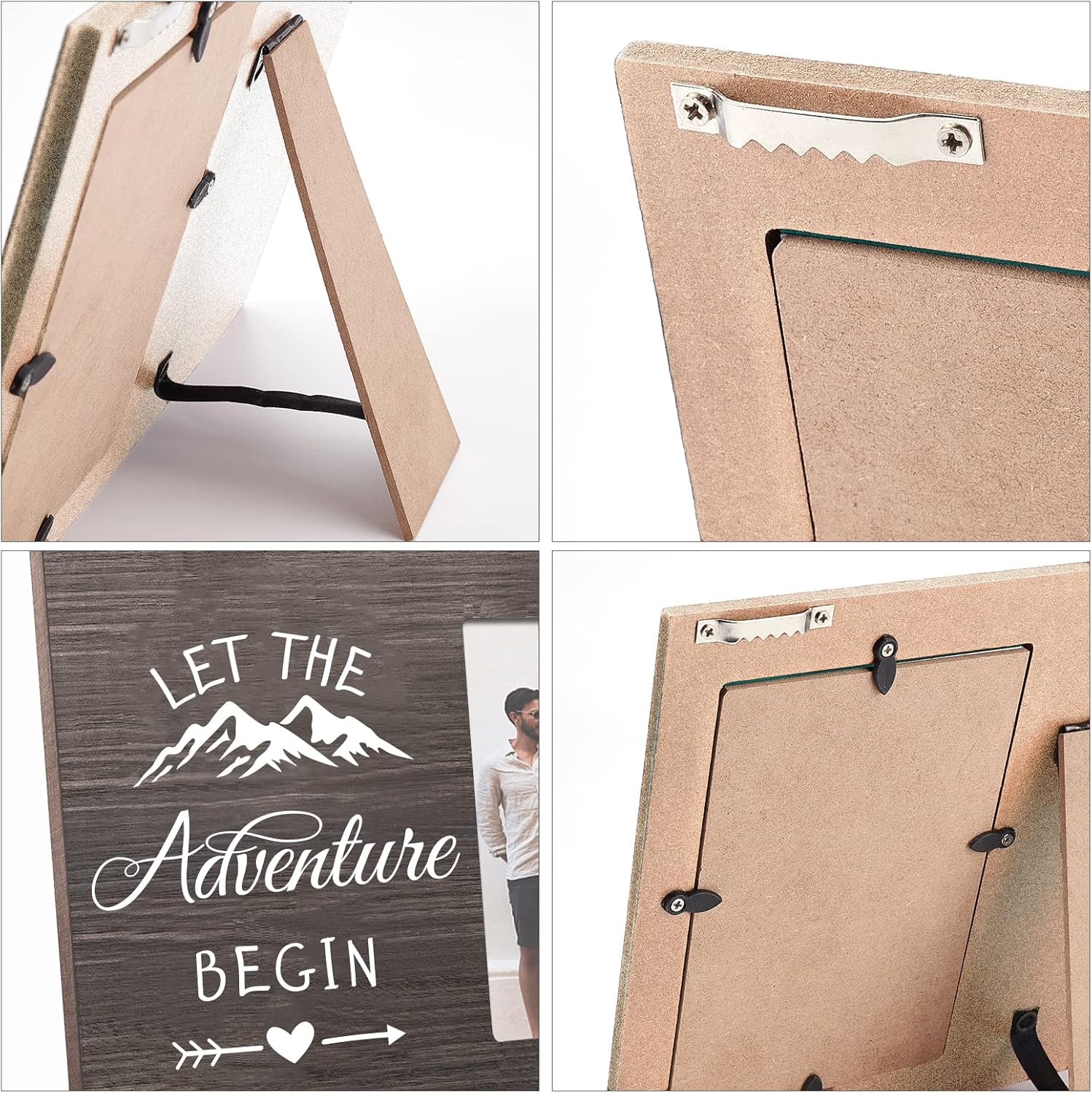 FINGERINSPIRE 15X10cm Picture Frame Travel Picture Frame with Snow ...