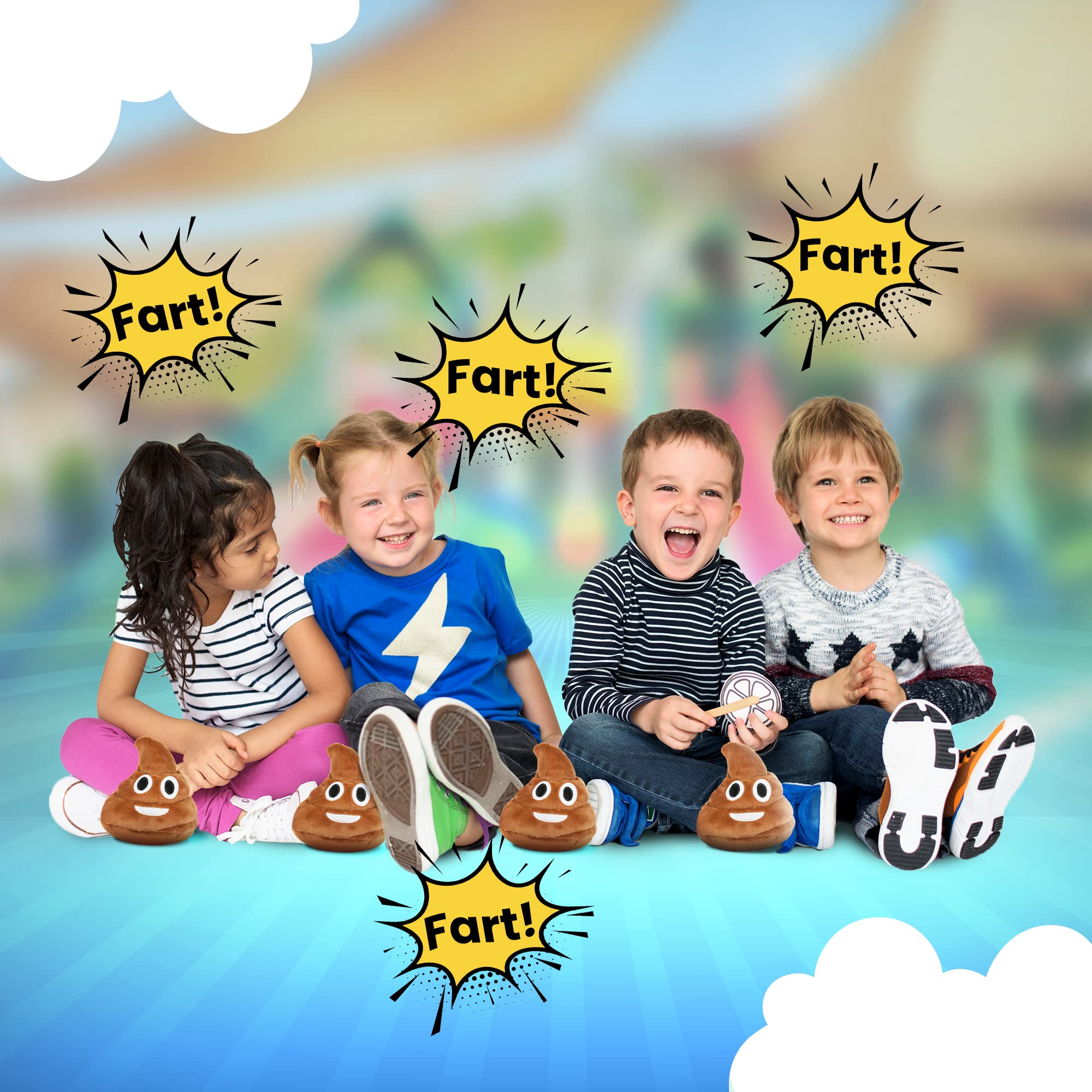 Snapklik.com : Poop Farting Plush Toy - 7 Funny Fart Sounds - Gag Gifts ...