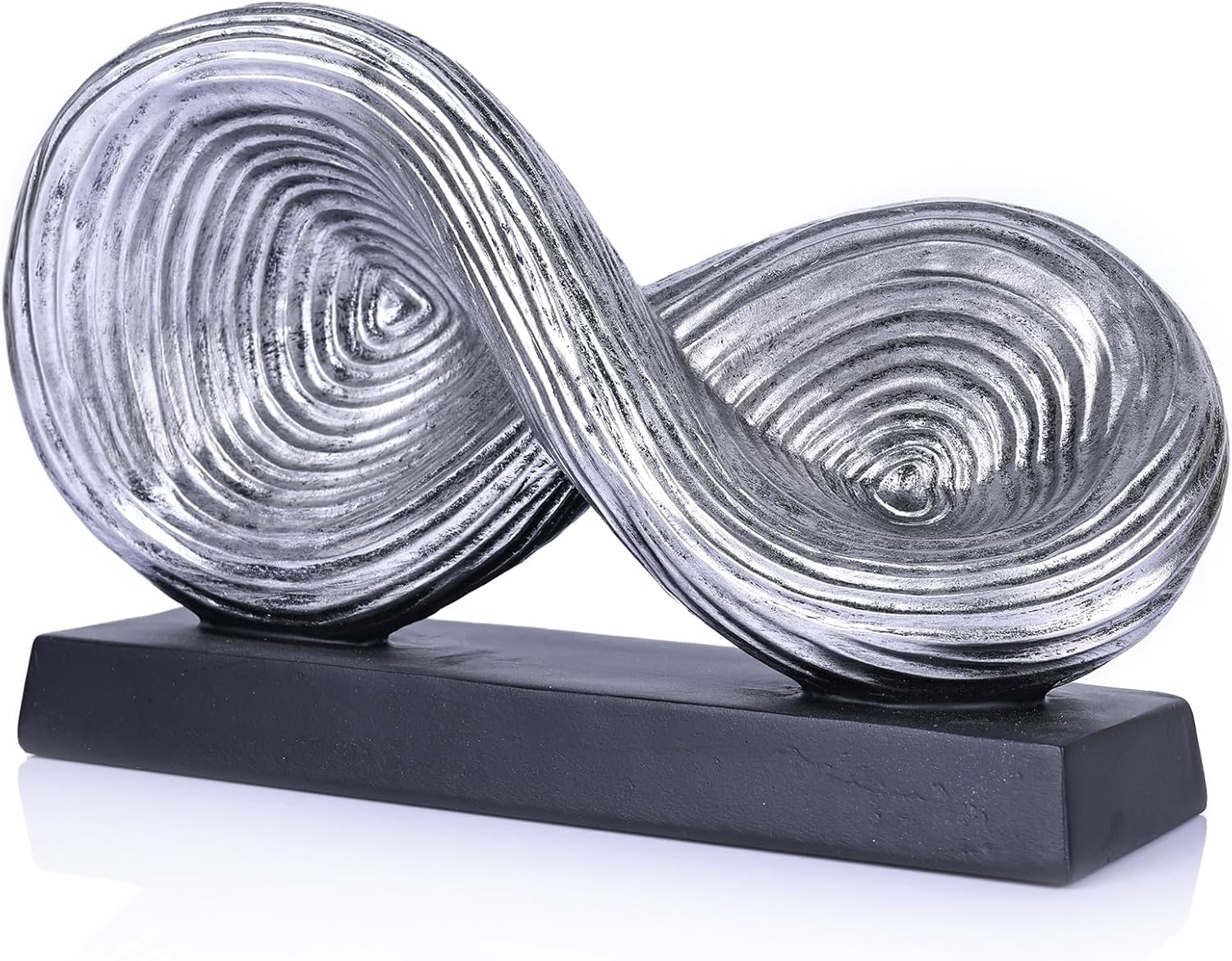 Amazon.com: orenm Modern Infinity Loop Symbol Sculpture,Abstract Art ...