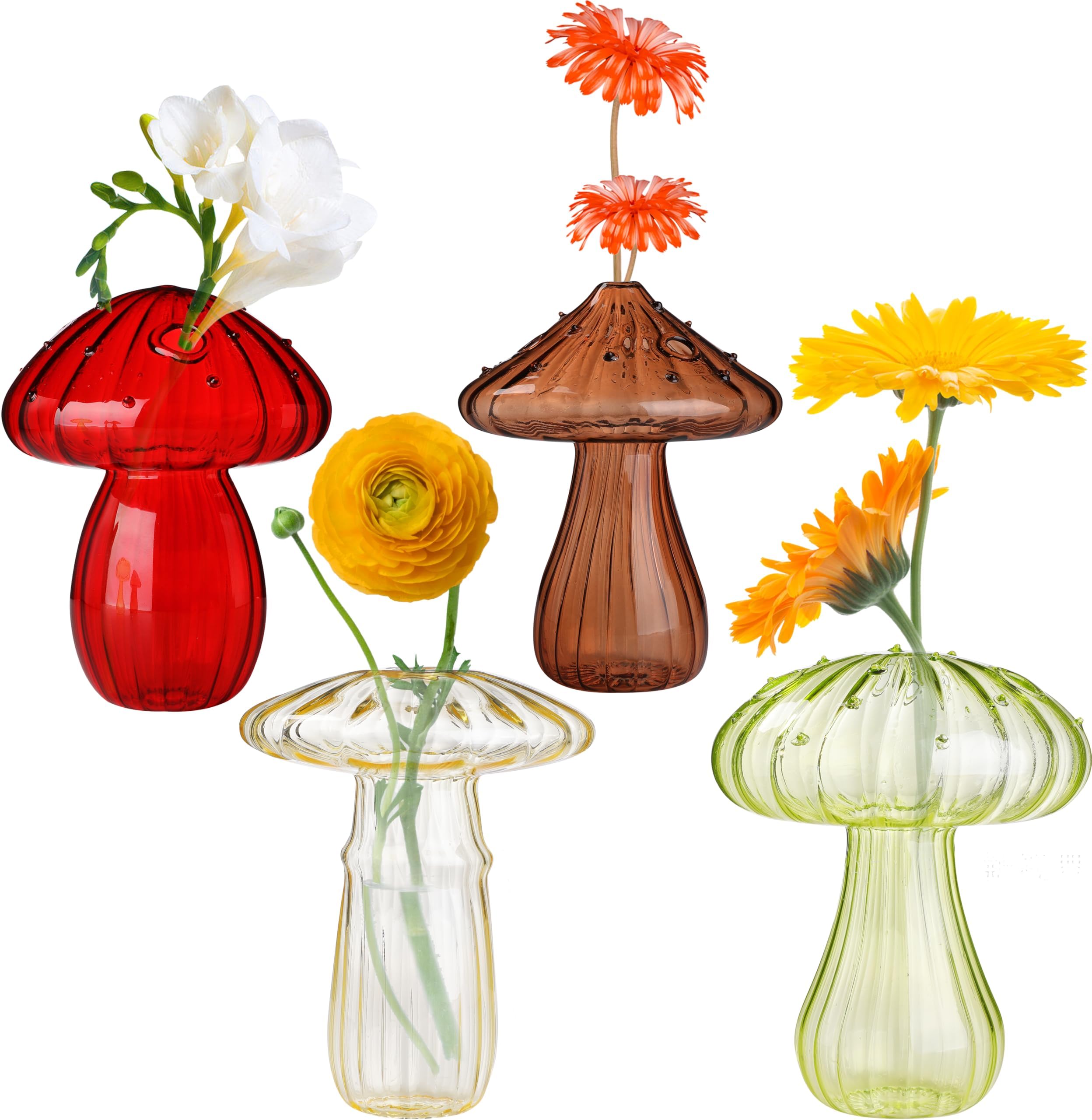 Amazon.com: Calonge Mushroom Propagation Vase, Delicate Flower Vase ...