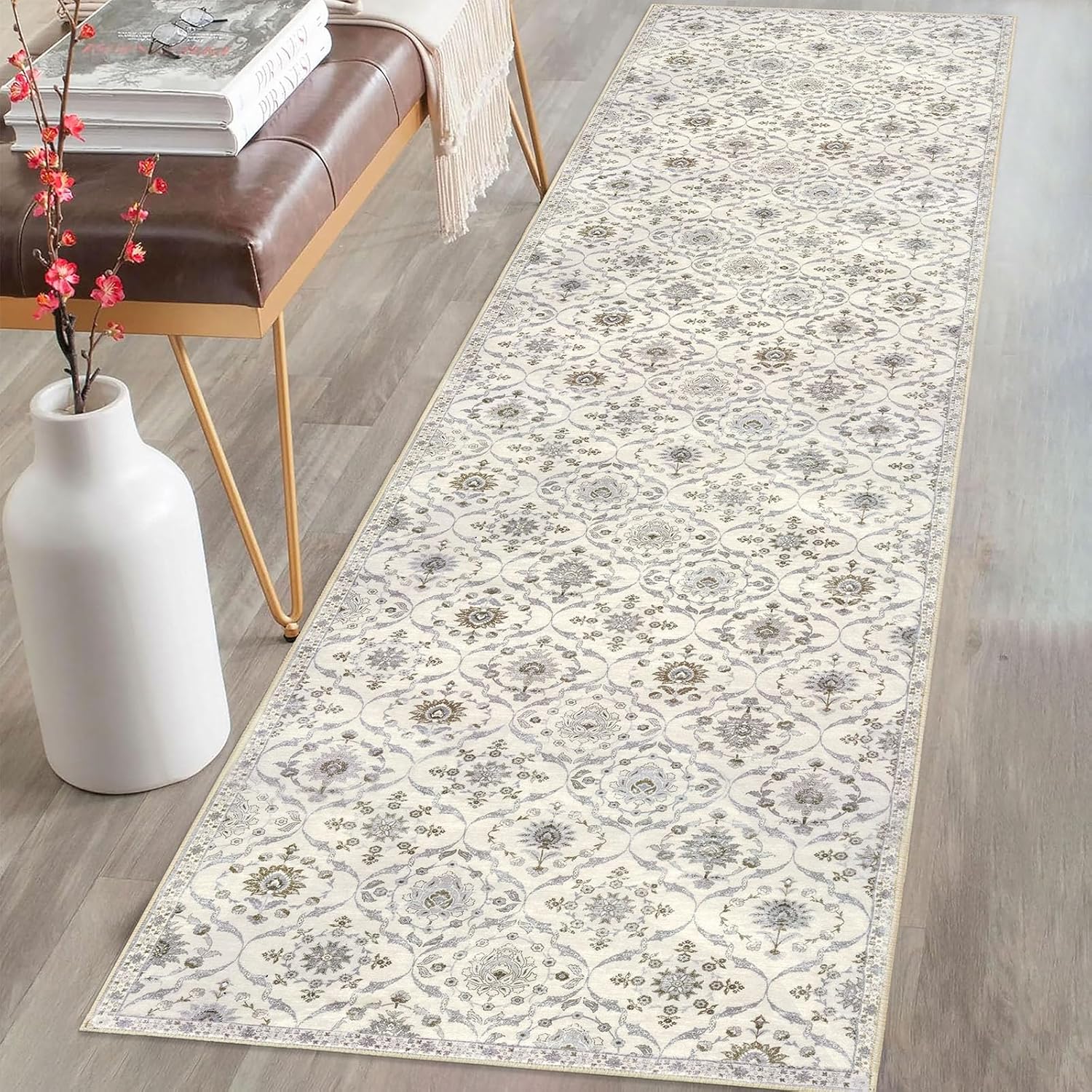 Amazon.com: KILOCOCO 2x8 Runner Rug, Moroccan Super Soft Washable ...