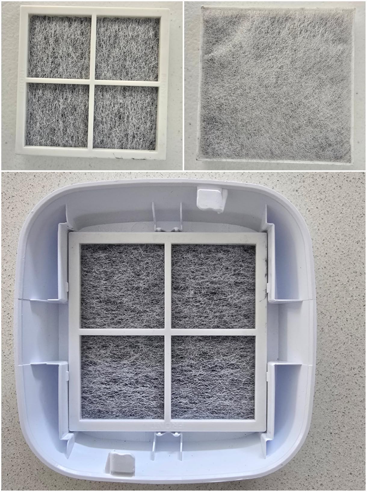 2X Fridge Air Filter, LT120F Fresh Air Filter Replacement for LG GF ...