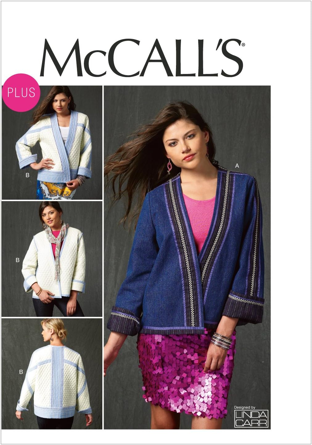 Amazon.com: McCall Patterns M6644 Misses'/Women's Reversible Jackets ...