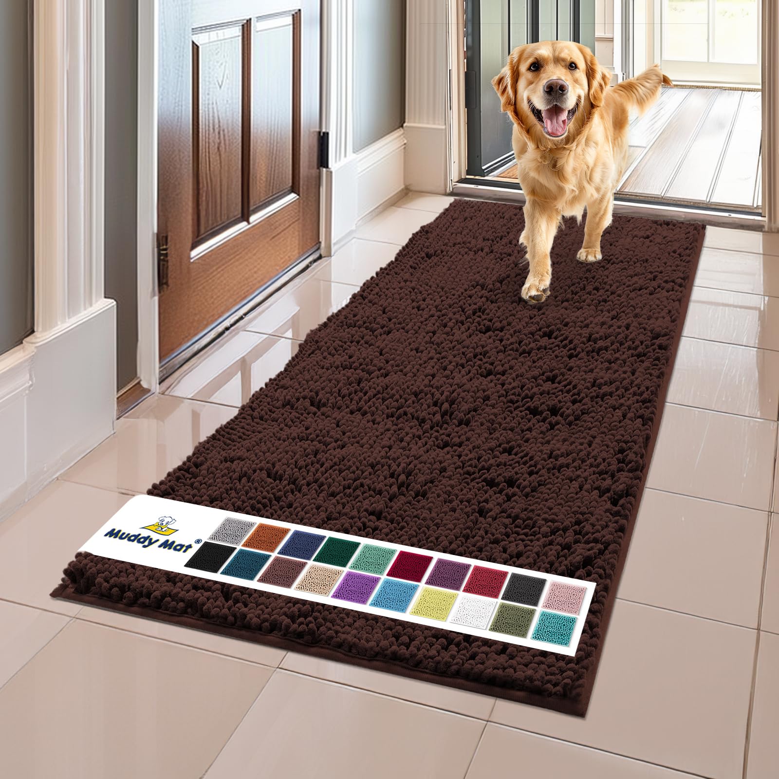 Amazon.com: Muddy Mat® Shown ON TV Highly Absorbent Microfiber Door Mat ...