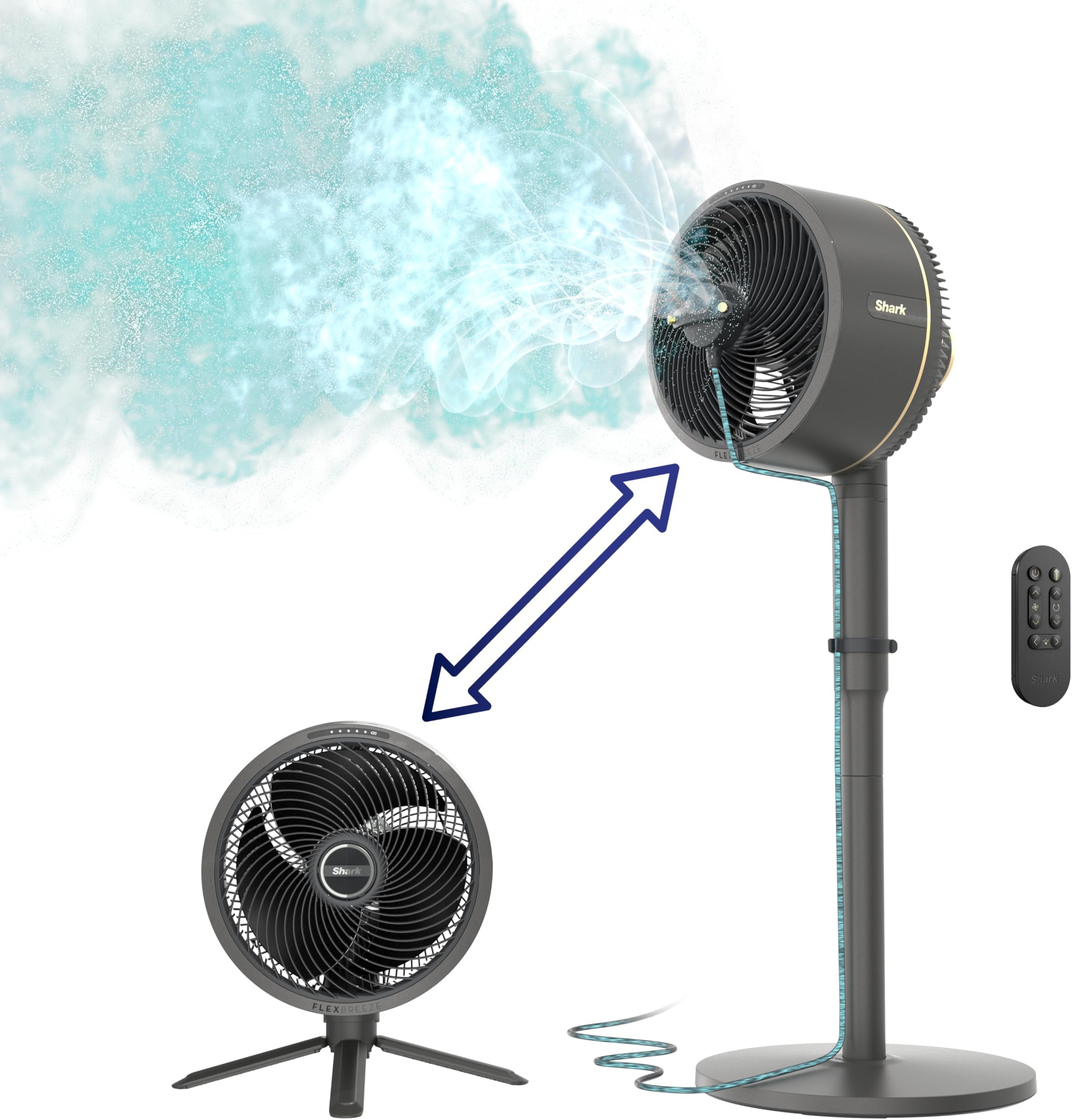Amazon.com: DecoBREEZE Oscillating Outdoor Fan with Misting Kit, 3 ...