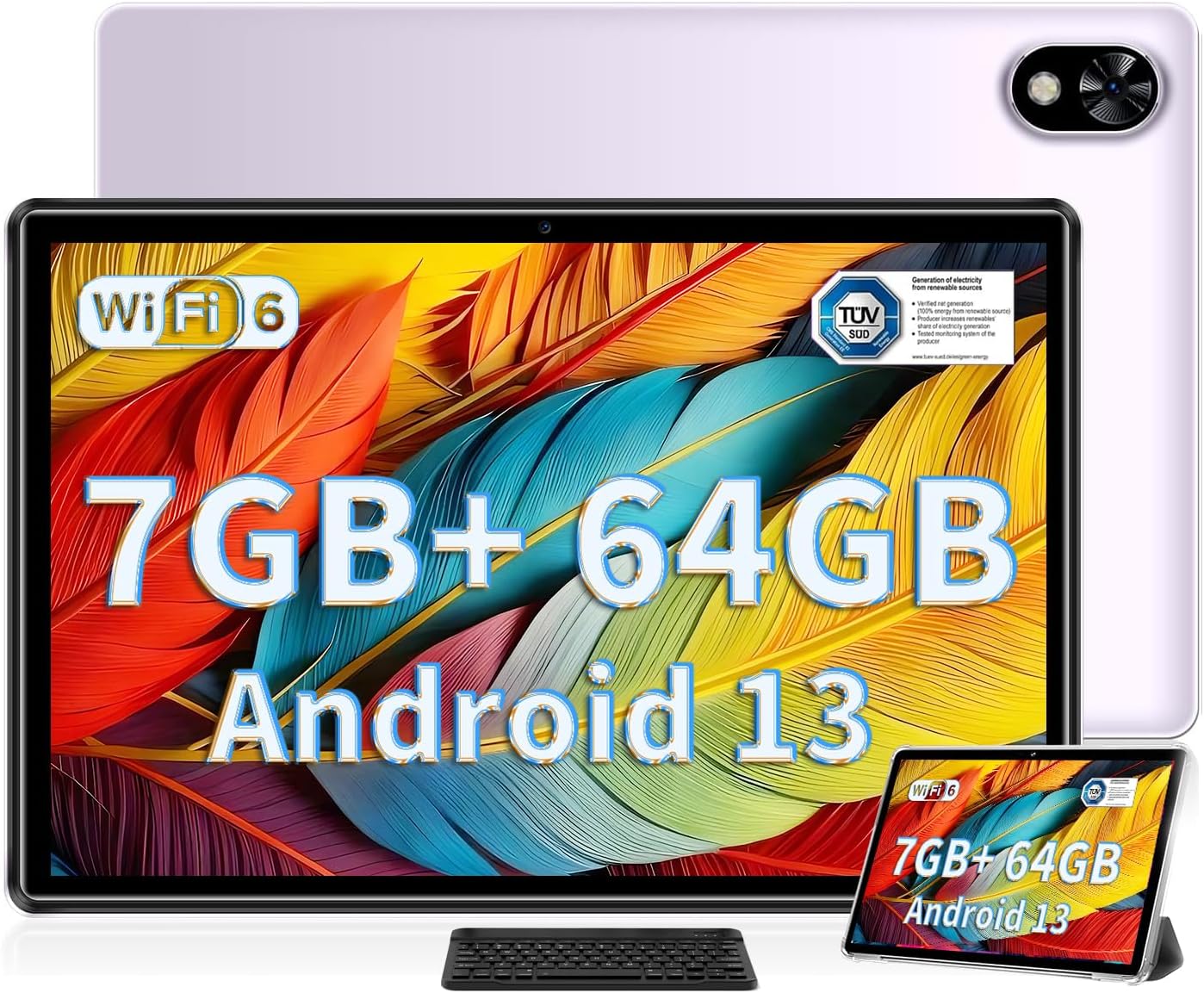 DOOGEE U9 Tablets 10 inch Android 13 Tablet PC, 7GB RAM+64GB ROM(1TB TF ...