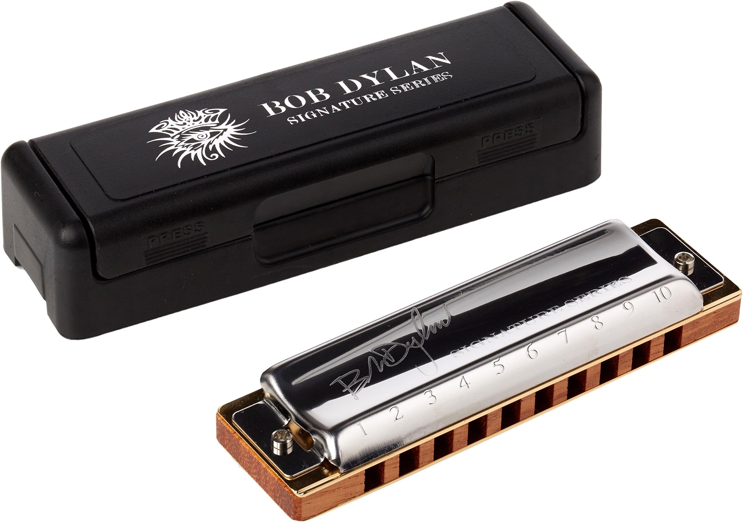 Hohner Limited Edition Bob Dylan Signature Harmonica - Key of C ...