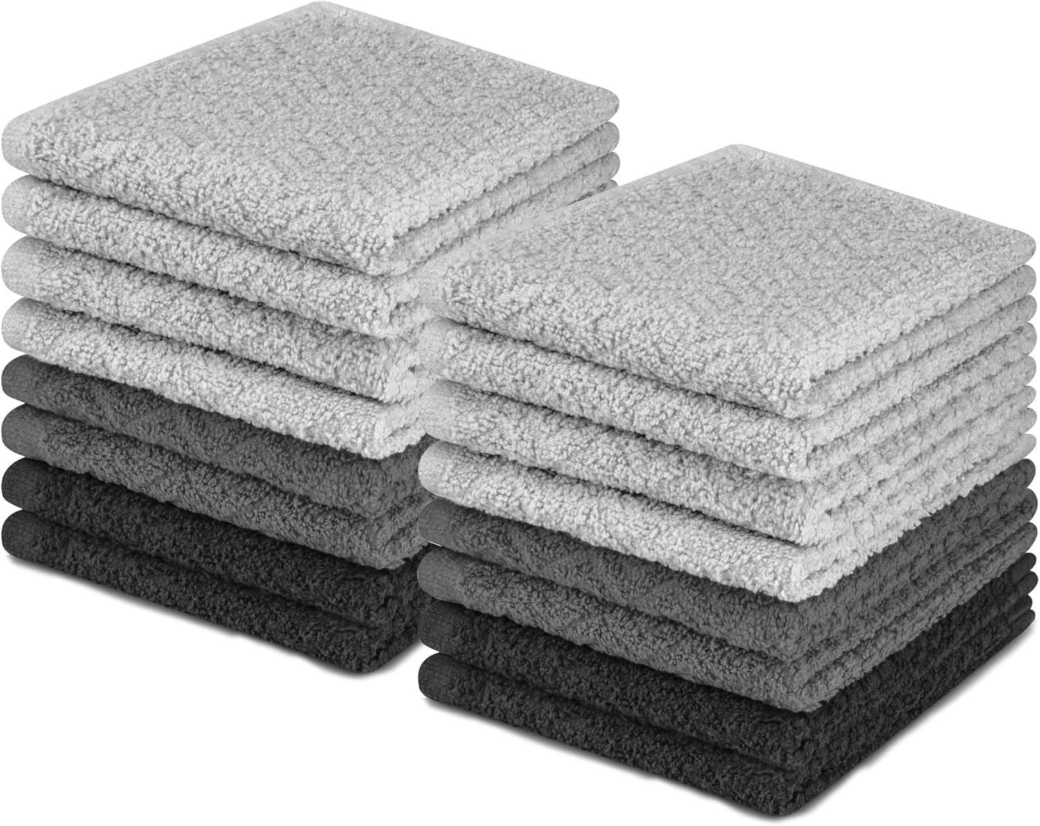 Amazon.com: DecorRack 16 Pack 100% Cotton Wash Cloth, Luxurious Soft ...