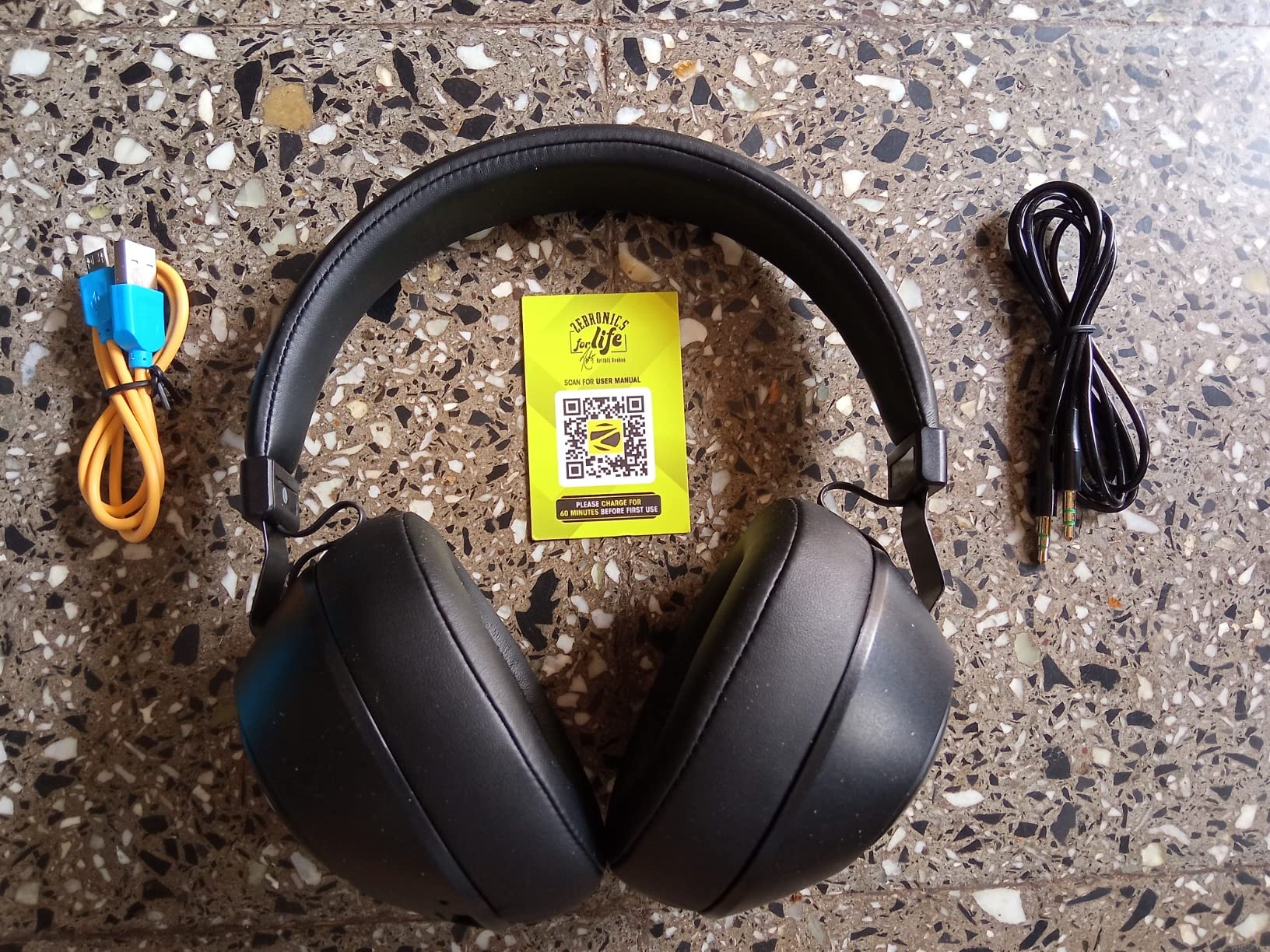 (Renewed) Zebronics Zeb-Duke Bluetooth Wireless Over Ear Headphones ...