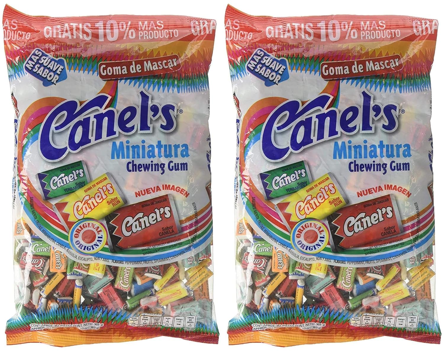 Amazon.com: Canel's Miniatura Chewing Gum Pack of 2