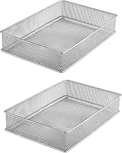 Amazon.com: YBM HOME Silver Mesh Drawer Cabinet and or Shelf Organizer ...