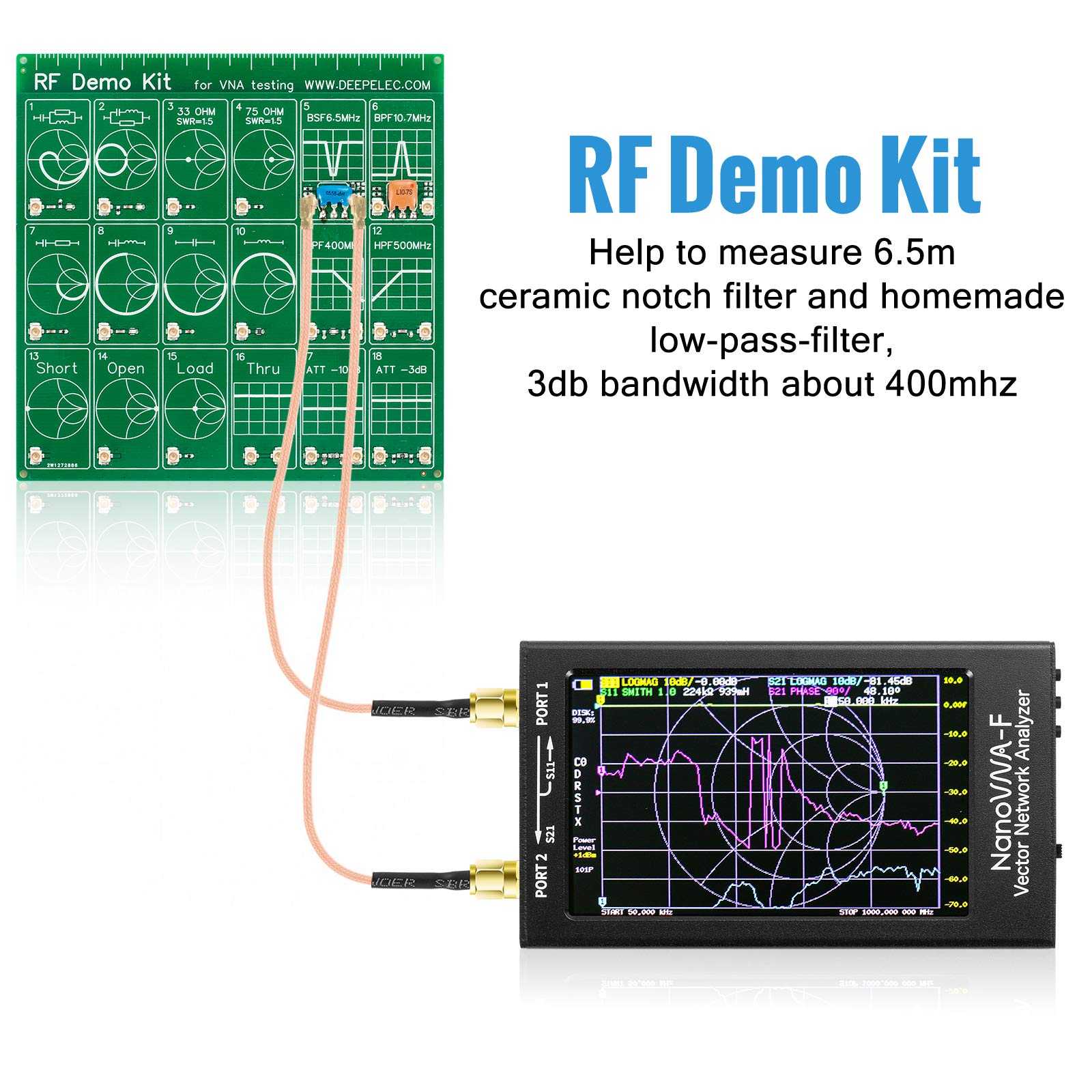 Snapklik.com : AURSINC Filter Attenuator Frequency Test Board Demo Kit ...