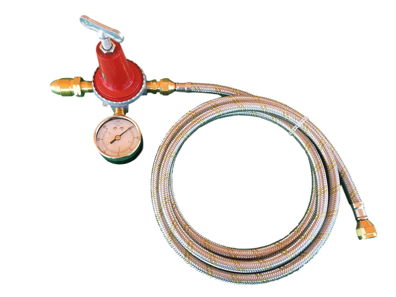 Amazon.com: Adjustable 0 to 40psi Propane Regulator POL LP Gas Gauge ...