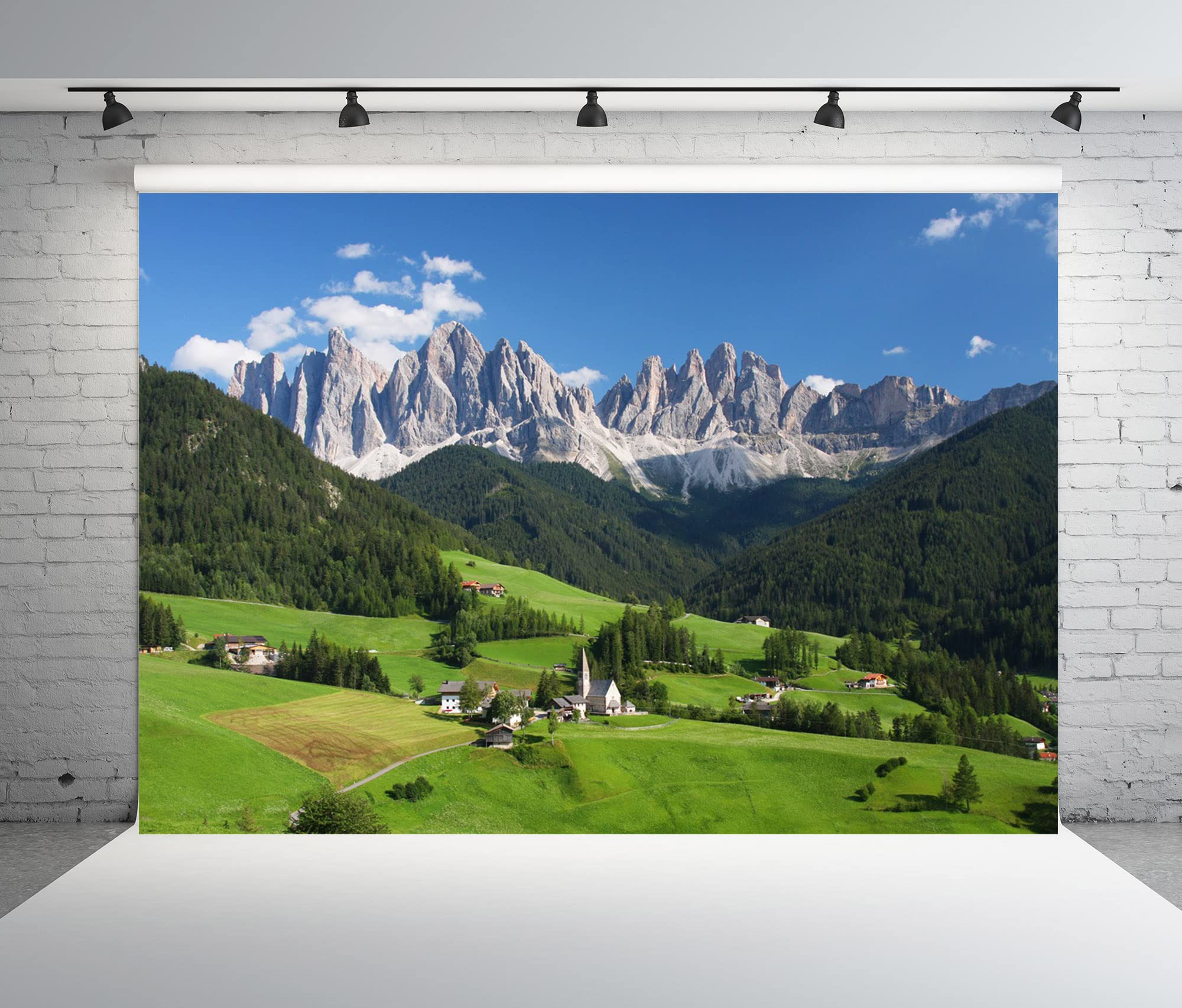 Buy BELECOBELECO 7x5ft Fabric European Alps ain Backdrop Dolomites ...