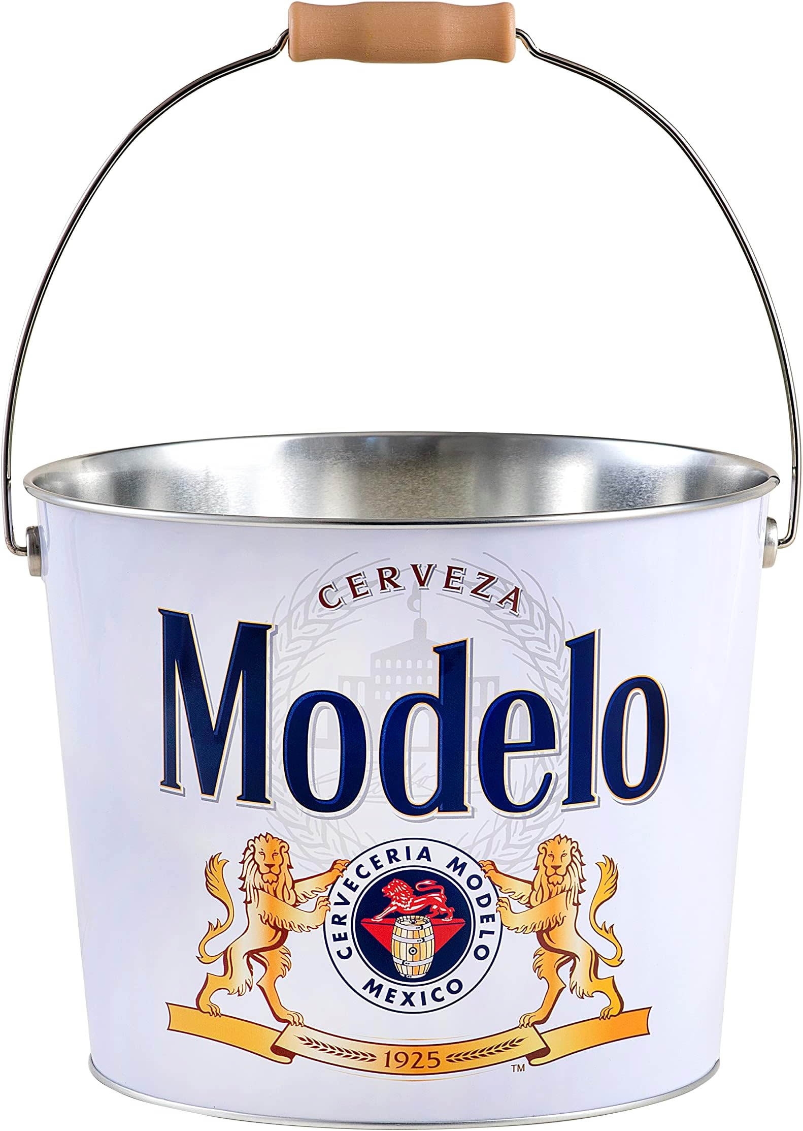 Amazon.com: Corona Light Galvanized Metal Mini Lime Bucket: Ice Buckets ...