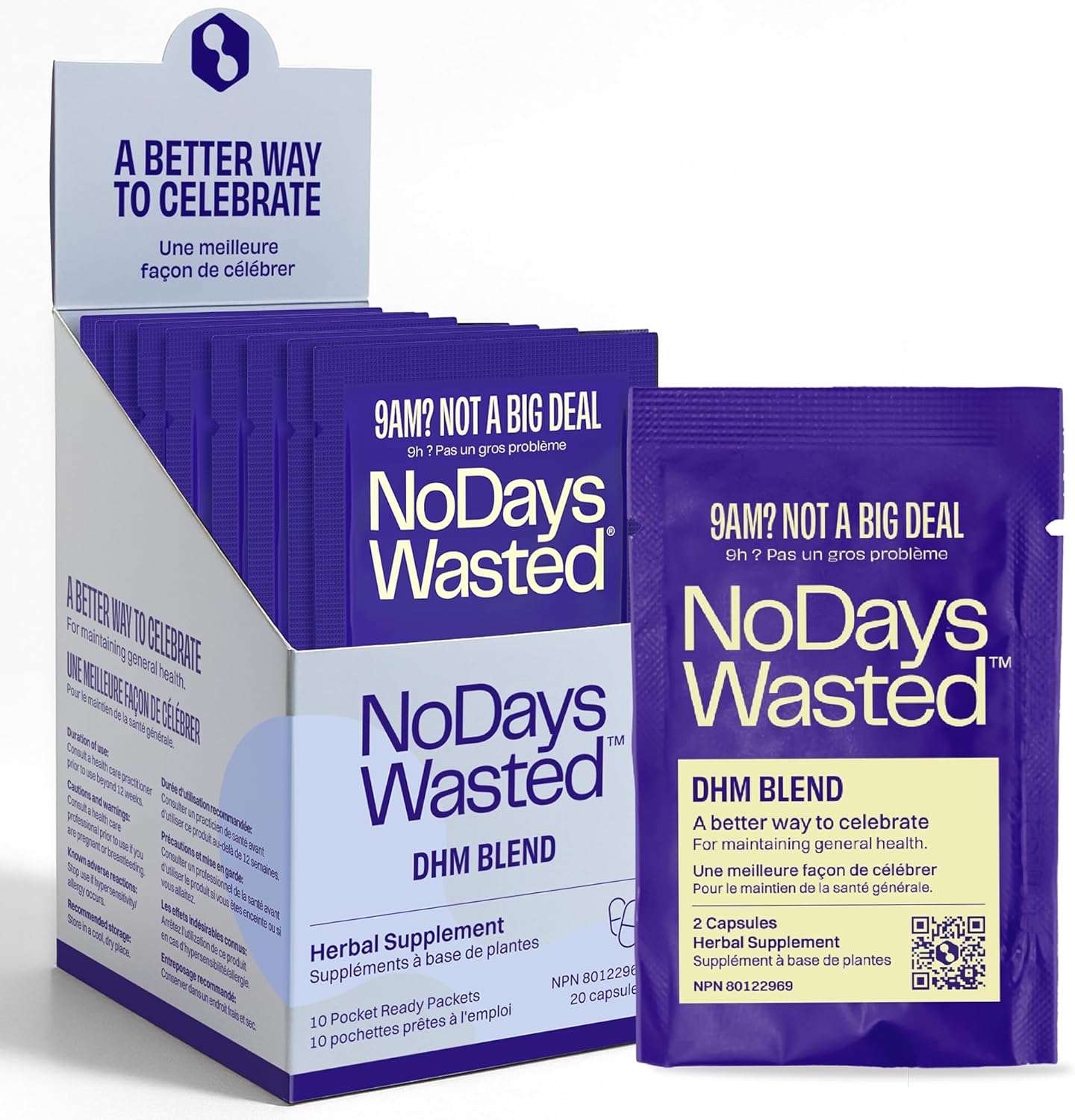 DHM Blend - No Days Wasted - 10 Servings (20 Capsules ...