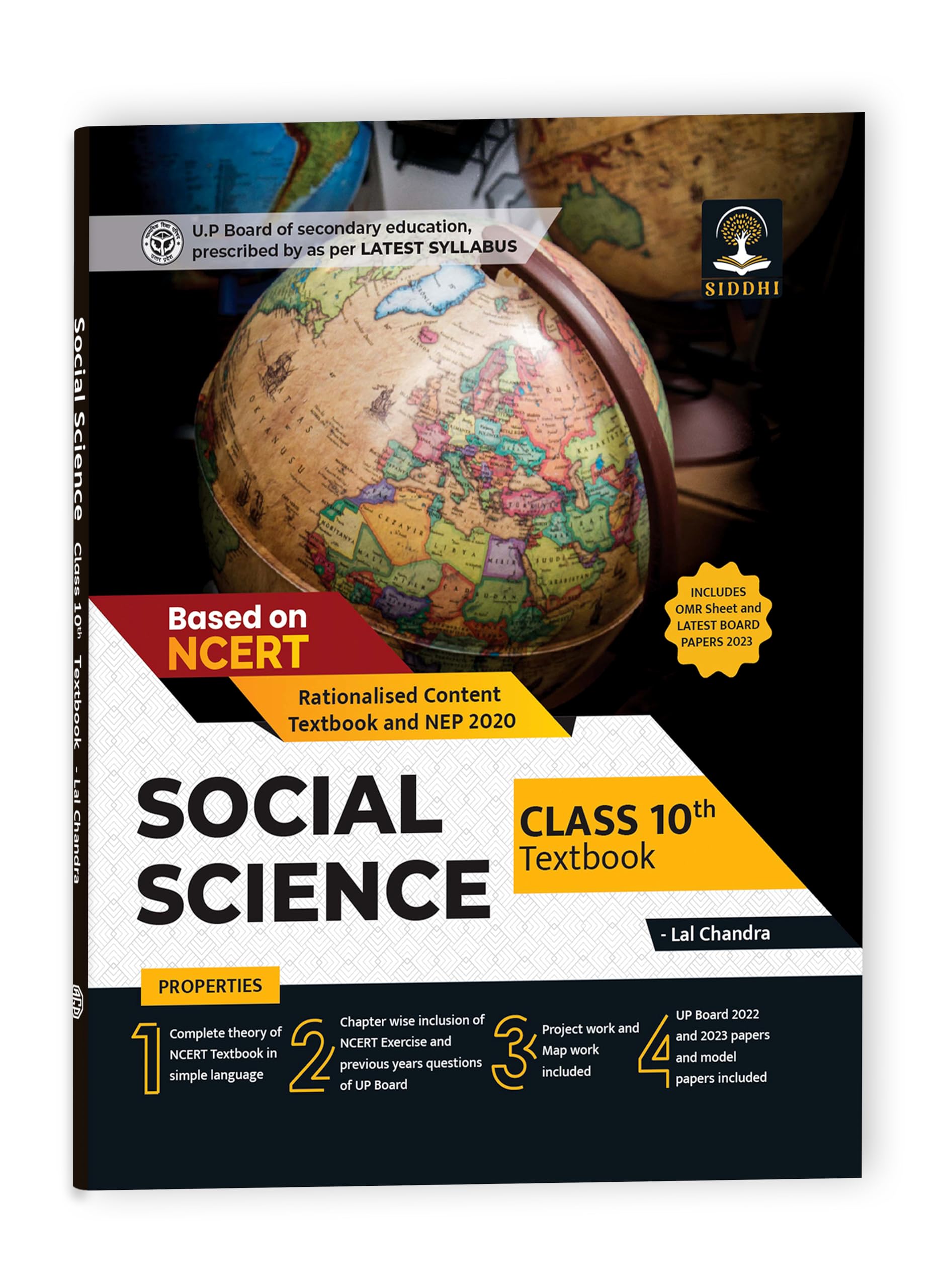 Educart UP Board Class 10 SOCIAL SCIENCE Textbook 2024 (Based on Latest ...