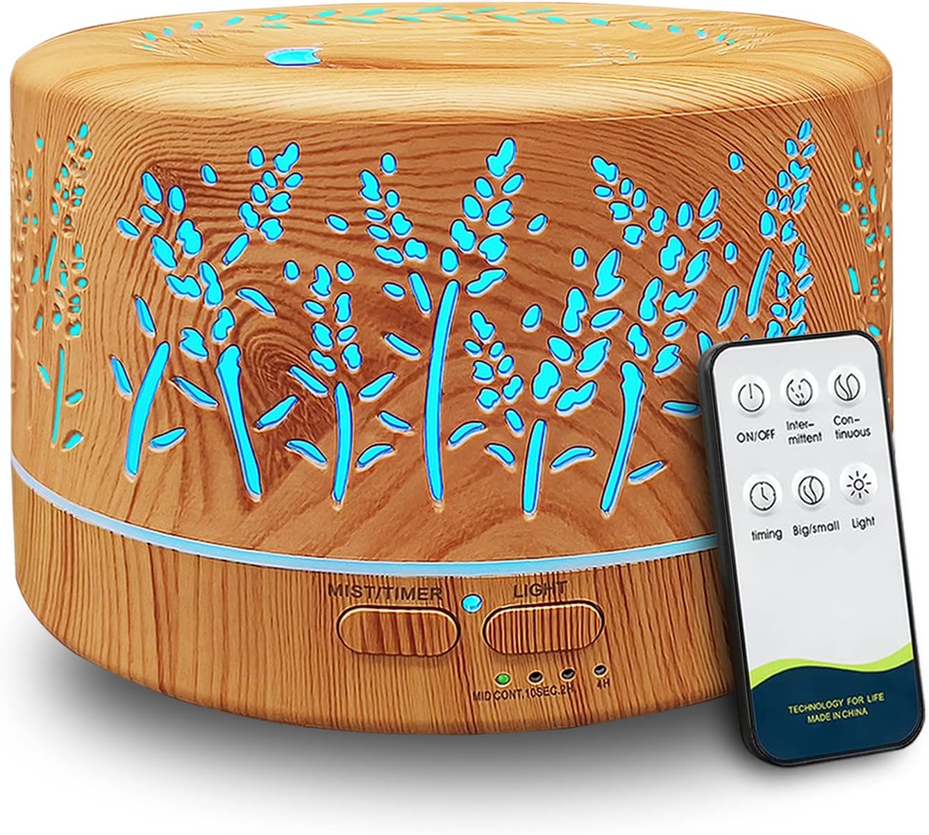 Amazon.com: Diffuserlove Essential Oil Diffuser 550ML Diffuser Remote ...