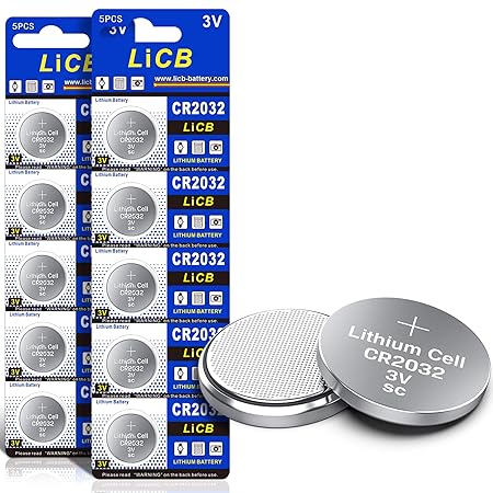 LiCB CR2032 3V Lithium Battery(10-Pack) : Amazon.in: Electronics