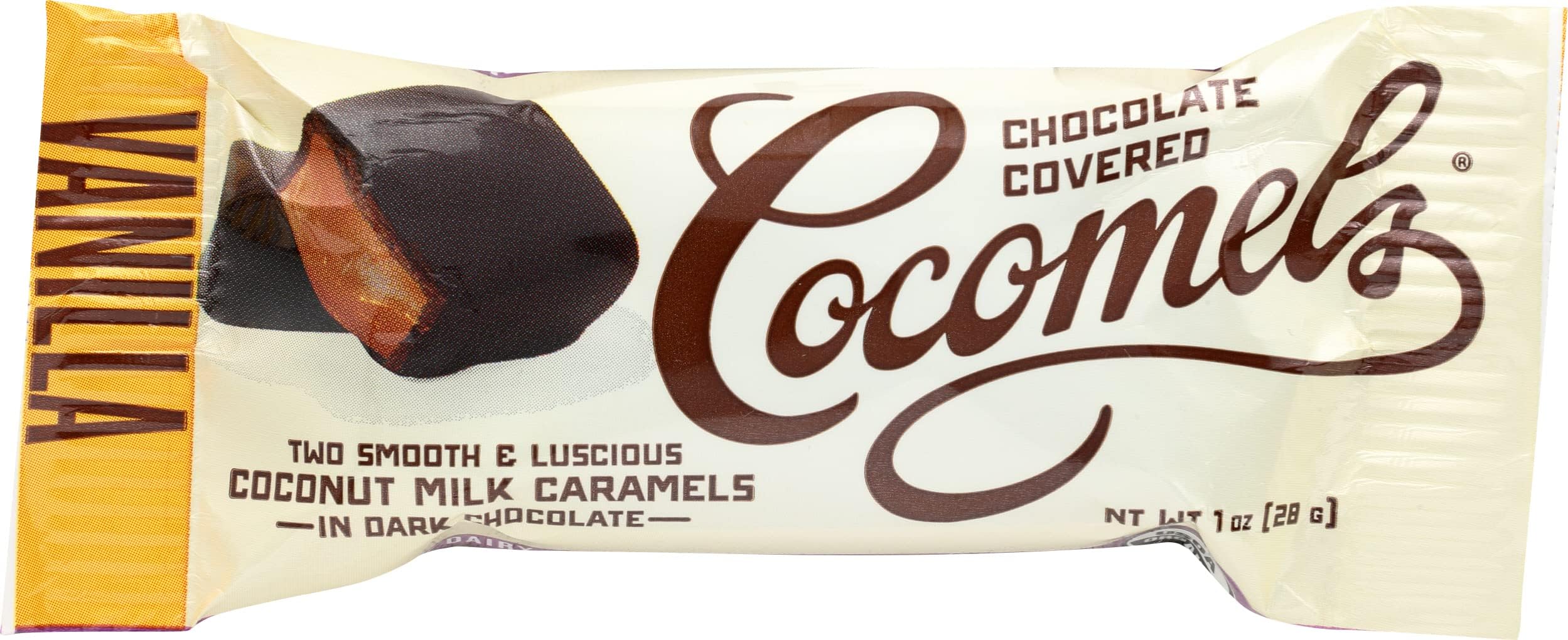 Amazon.com: Cocomel - Dark Chocolate Covered Cocomel -s - Vanilla 1 oz ...