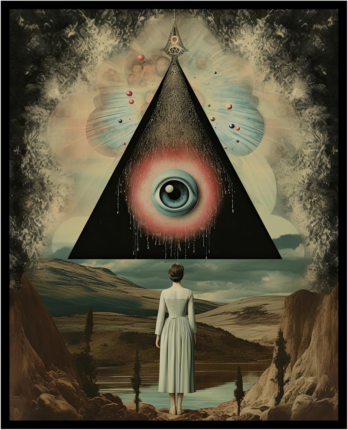 Amazon.com: Poster Master Psychedelic Poster - Eye of Providence Print ...