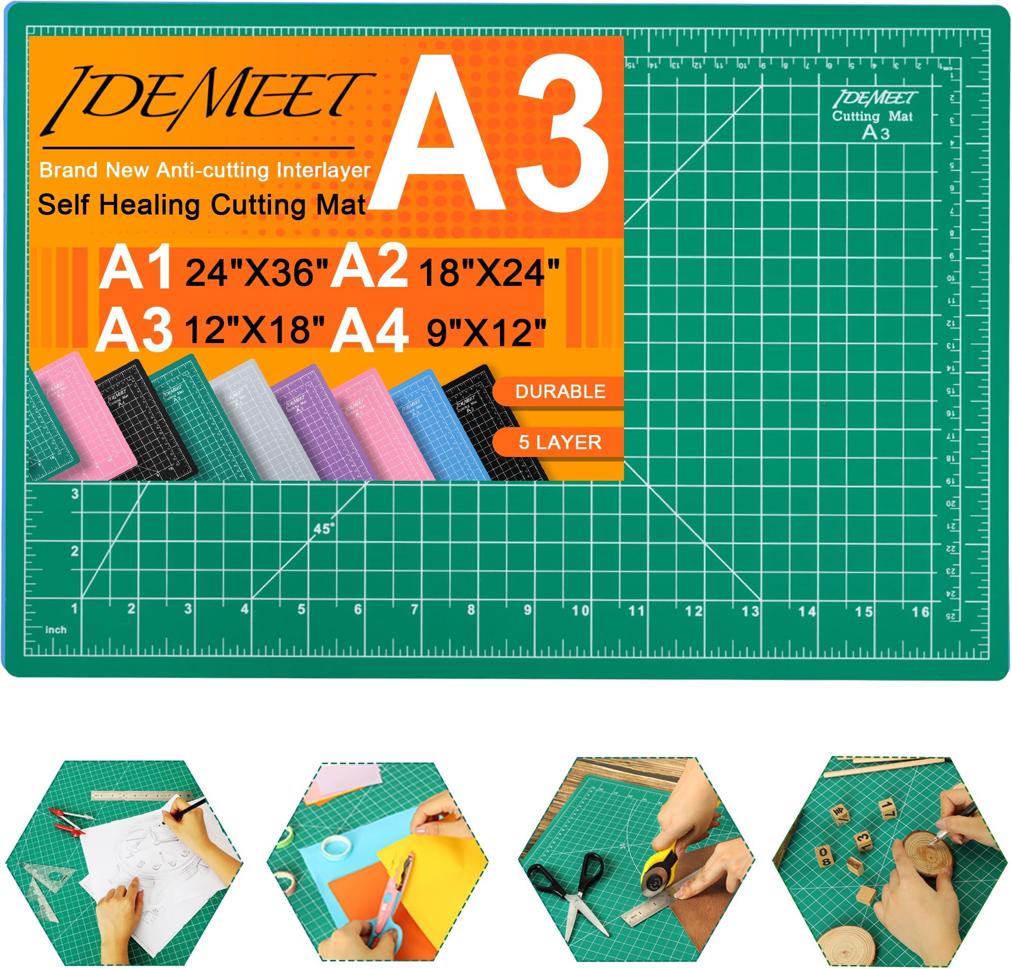 Amazon.com: Hobby Lobby Paper Studio Cutting Mats (12x12”, Pack of 2 ...